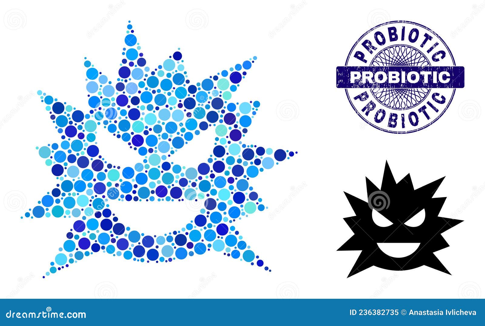 Combination Of Probiotic And Prebiotic. A Symbiotic. Synbiotic ...