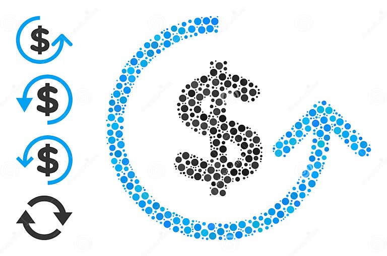 Dotted Chargeback Mosaic of Circles and Other Icons Stock Vector ... Dotted Chargeback Mosaic of Circles and Other Icons Stock Vector ...