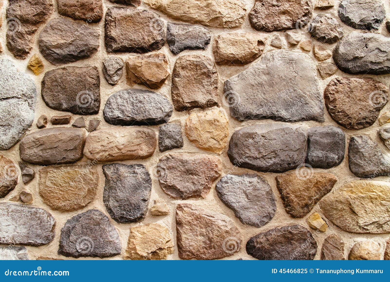 Round Edge Stone Wall Texture Stock Image - Image of aging, rusty: 45466825