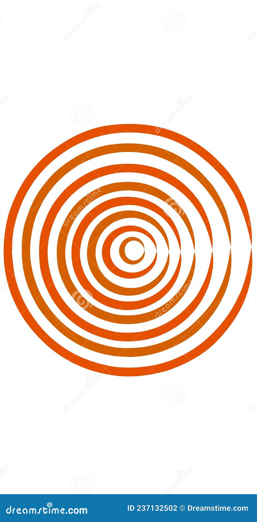 Round Effects in Orange Color Stock Illustration - Illustration of ...