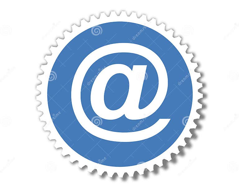 Round email stamp stock illustration. Illustration of sticker - 17357247