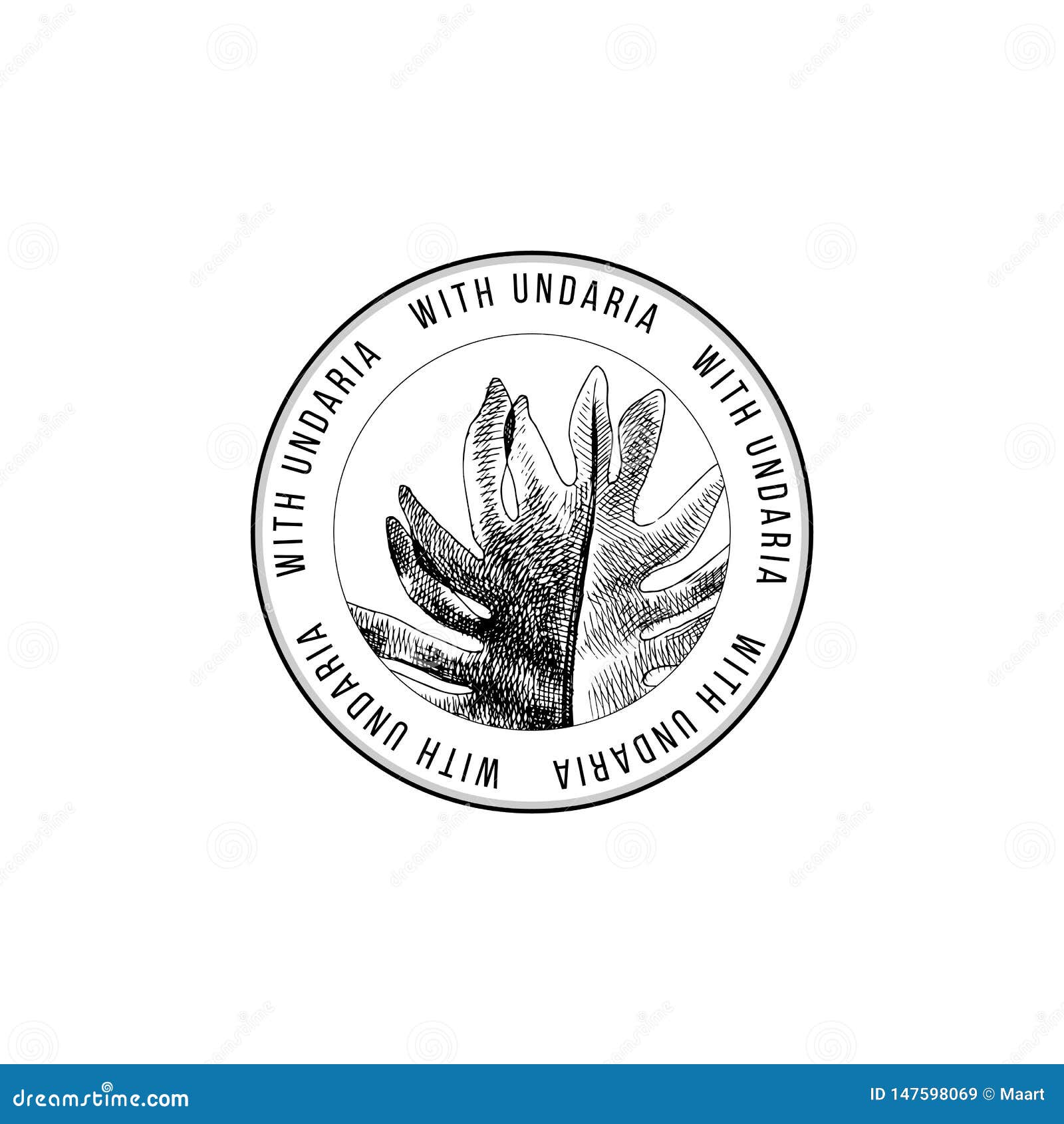 Wakame Algae On White Background. Generative AI Stock Photography ... Wakame Algae On White Background. Generative AI Stock Photography ...