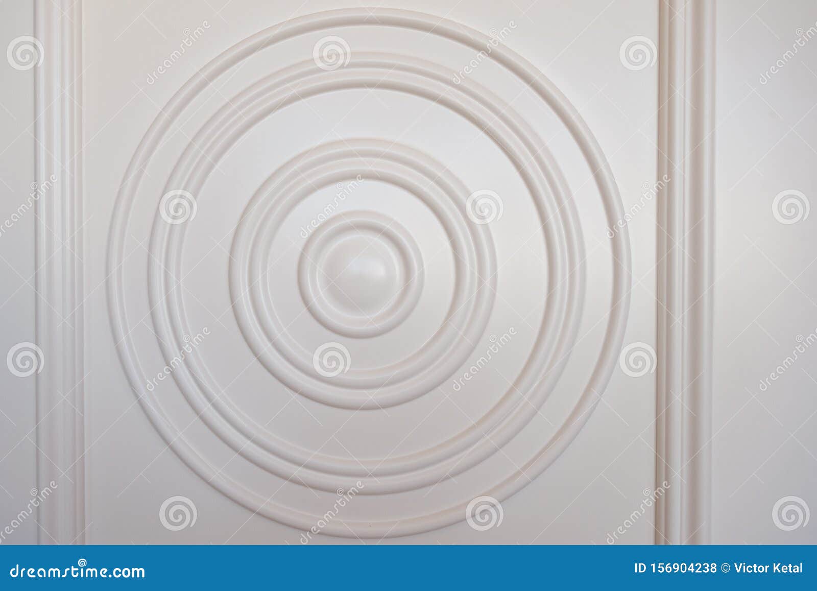 Round Embossed Details in the Decoration of the Interior. Decorative ...