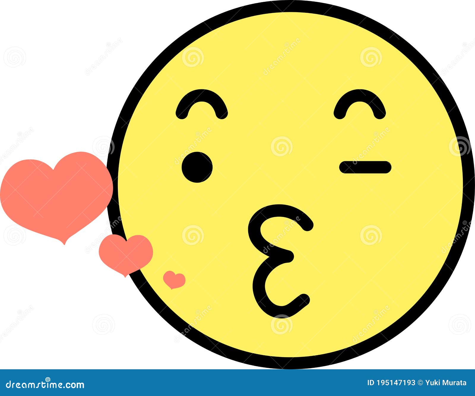 Round emoticon icon stock vector. Illustration of coming - 195147193