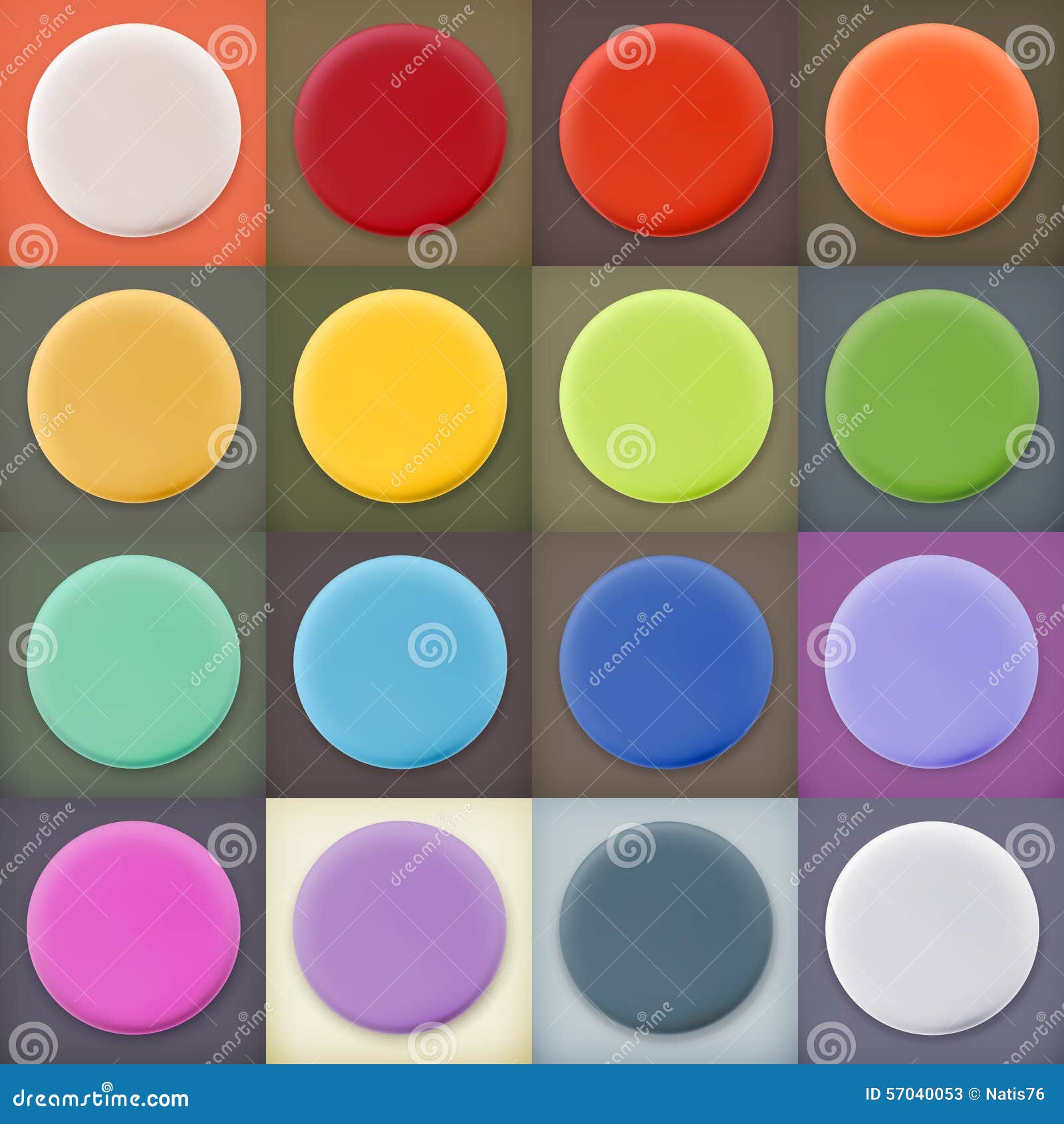 Round Empty Glass Showcase For Exhibit. Vector | CartoonDealer.com ...