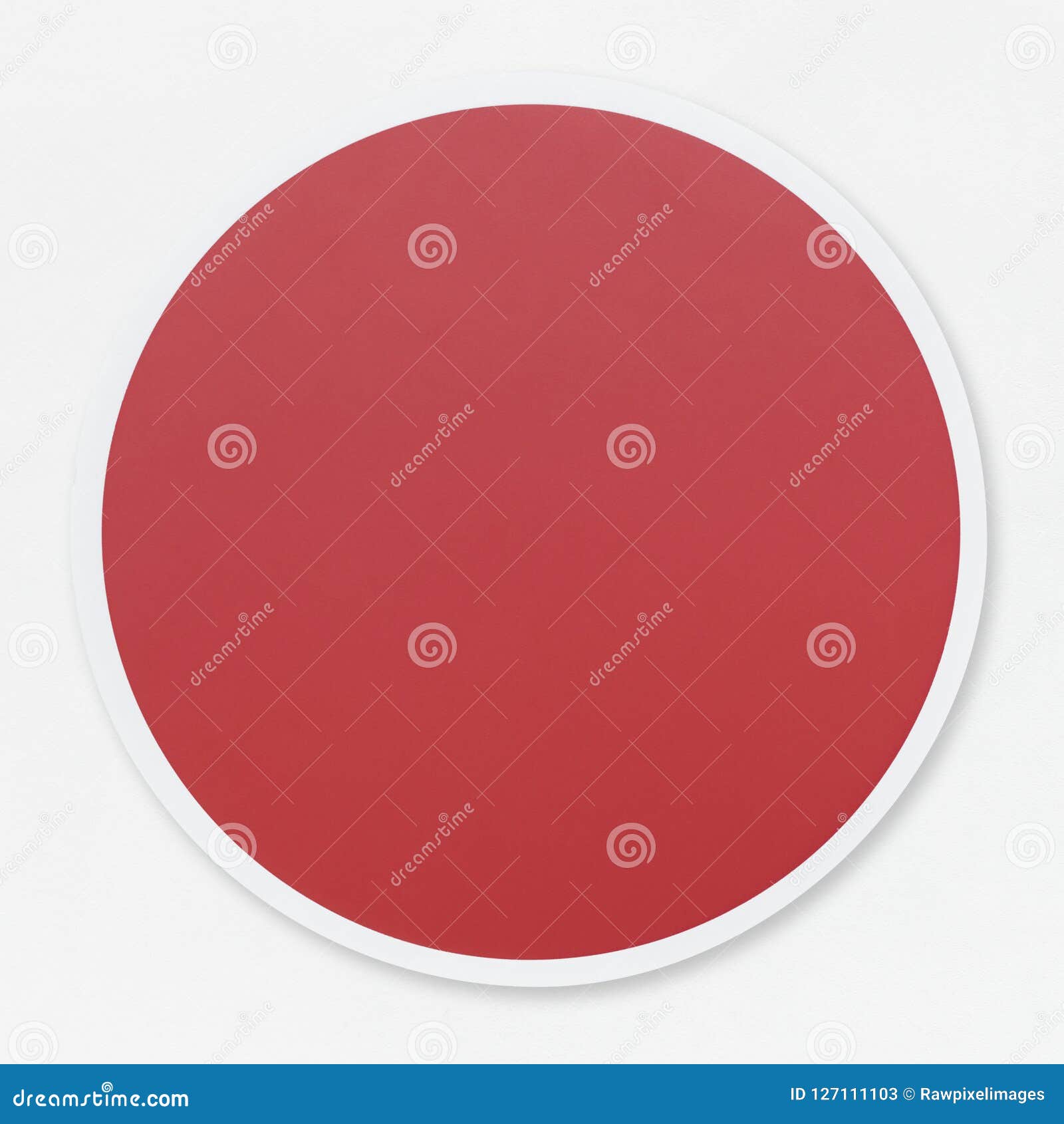 Round Empty Red Circle Illustration Stock Image - Image of learn ...