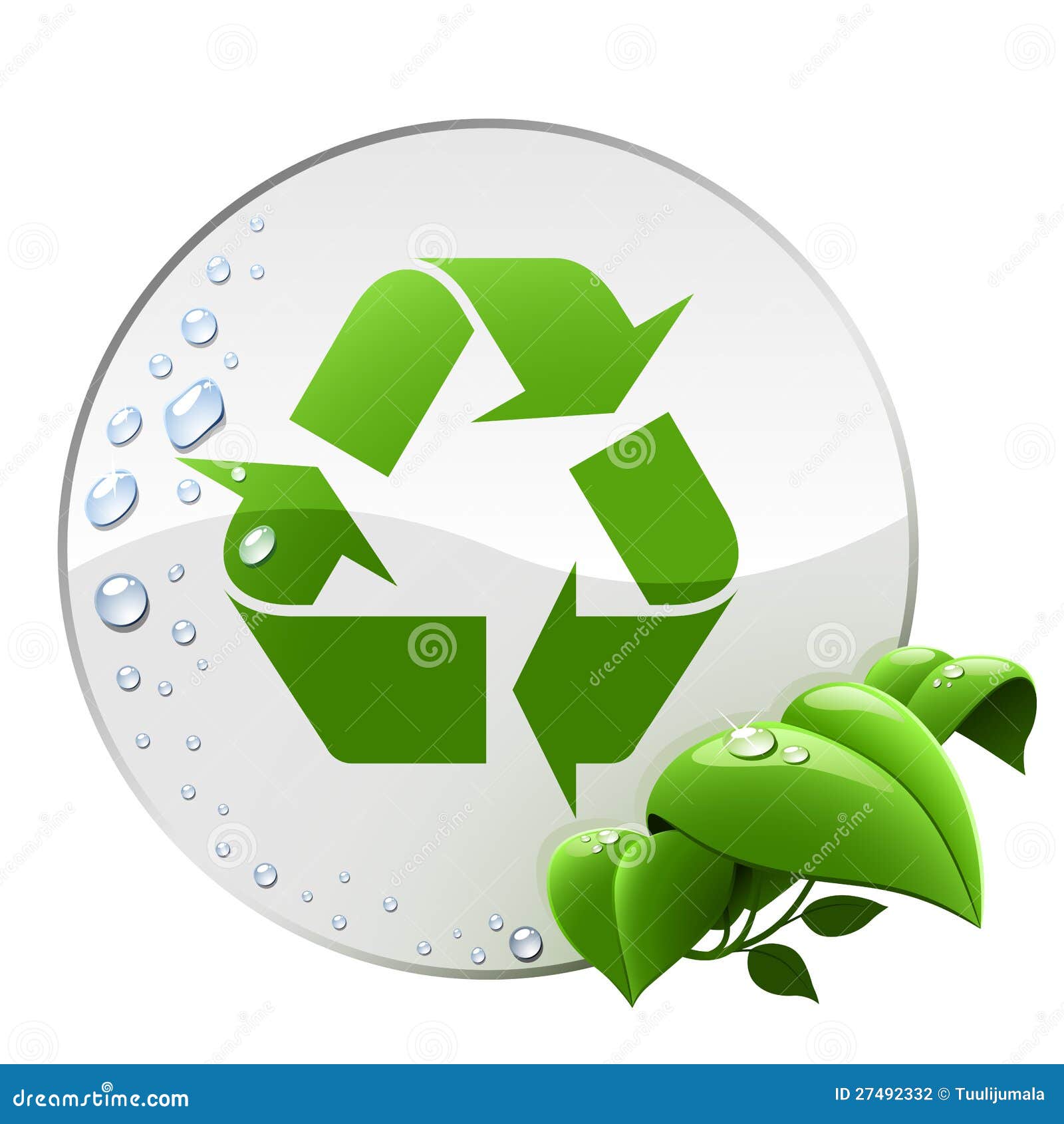Round environmental label stock vector. Illustration of environment ...