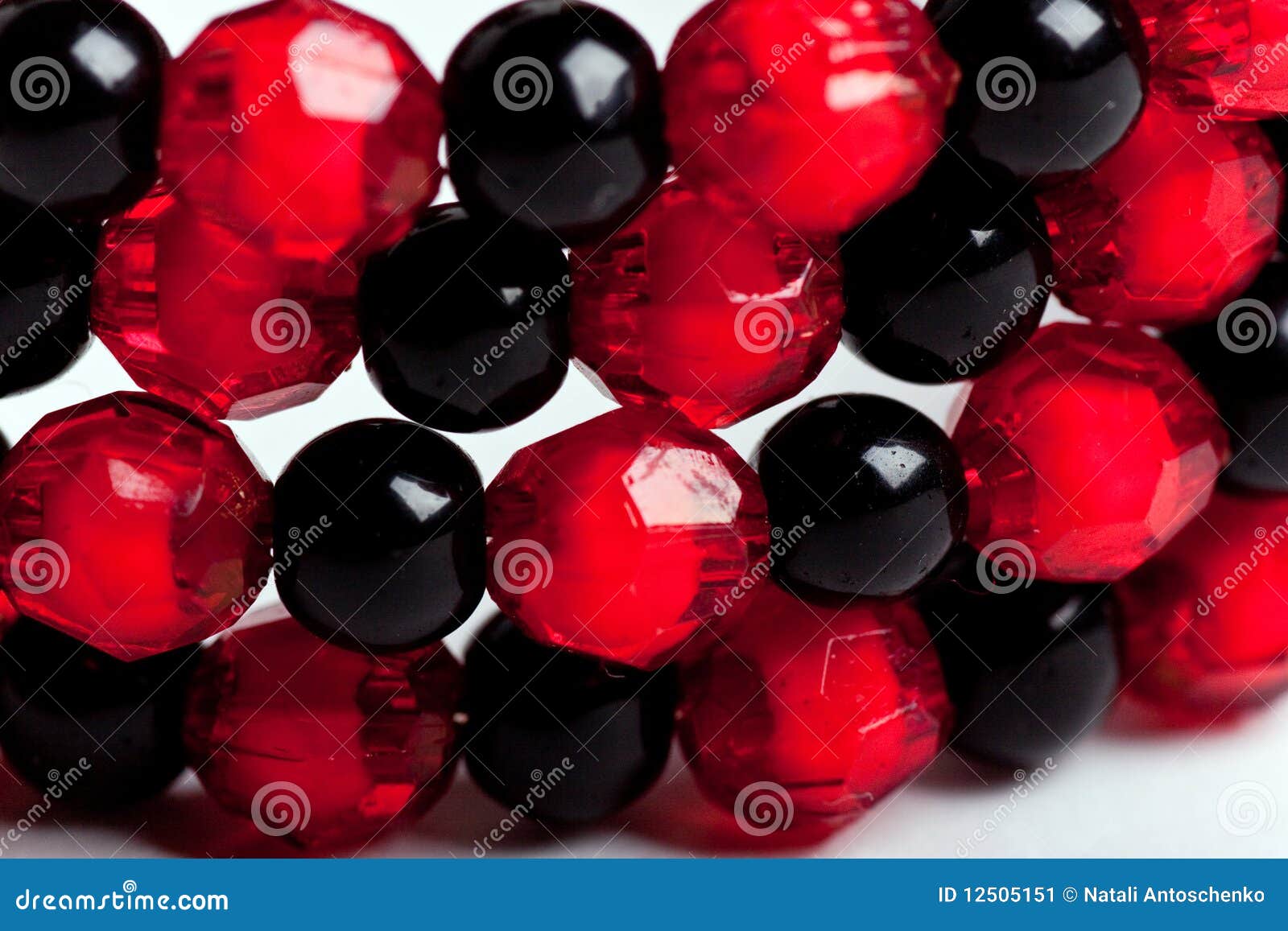Round facet beads. stock image. Image of isolated, glass - 12505151