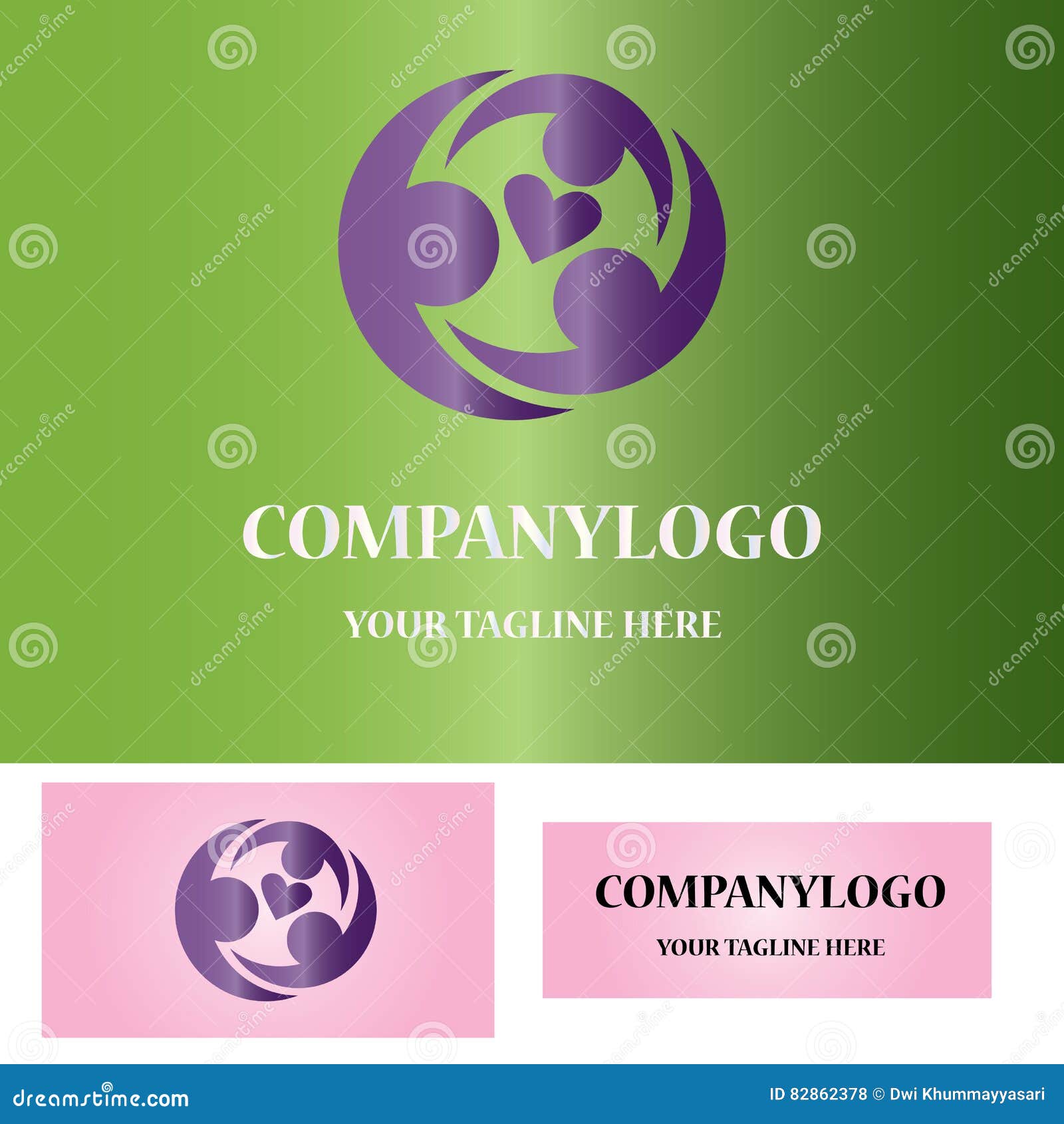 Round family love logo stock vector. Illustration of culture - 82862378