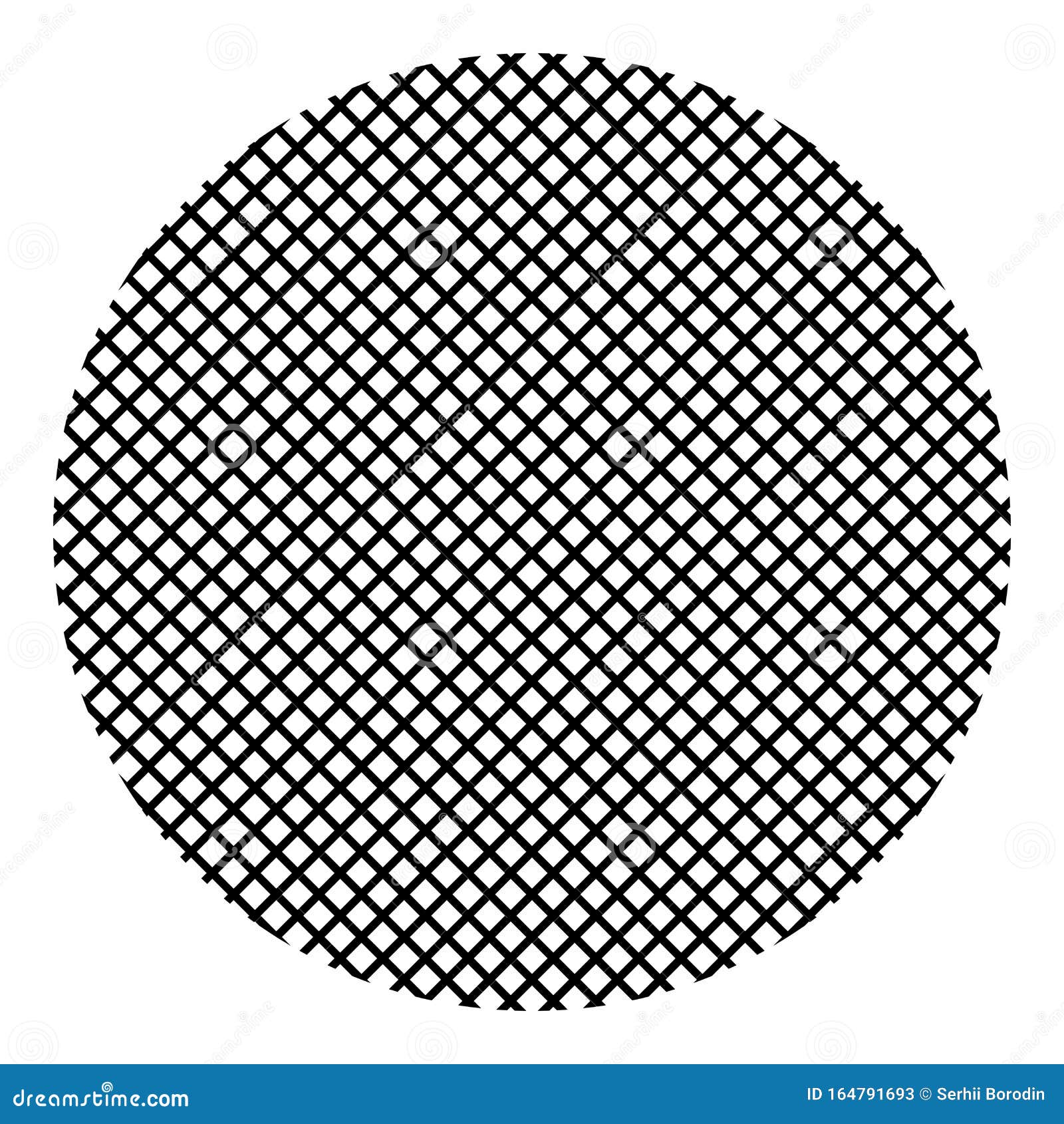 Round Filter Material Icon Black Color Vector Illustration Flat Style ...