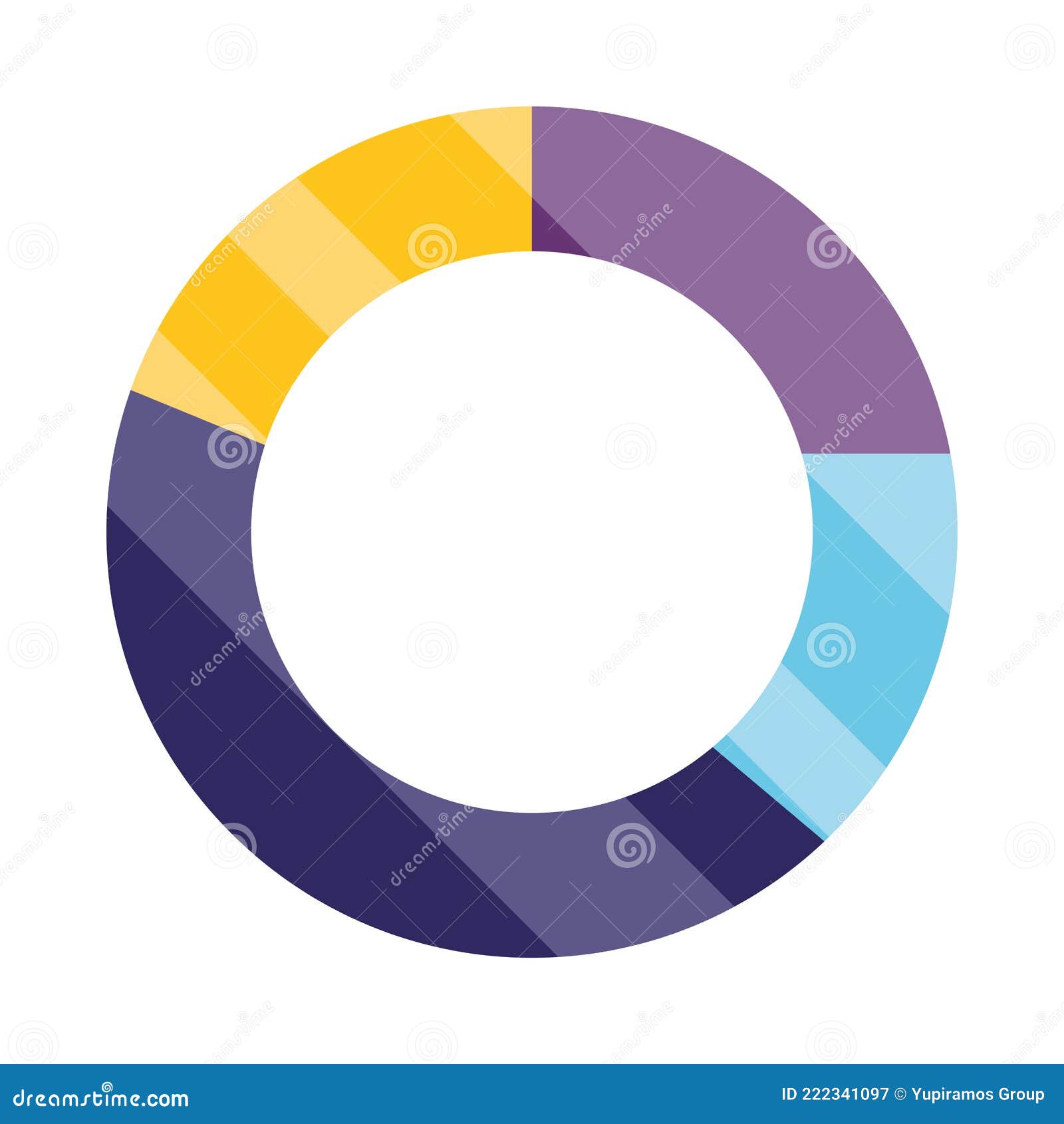 Round financial chart stock vector. Illustration of money - 222341097