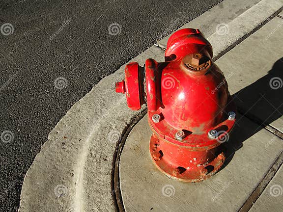 Round fire hydrant stock image. Image of pressure, crack - 16470085