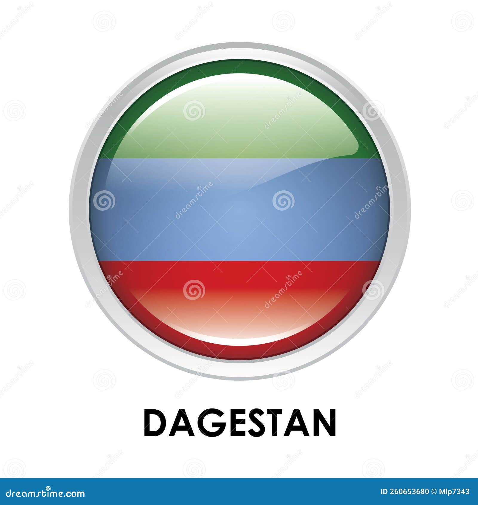 Abstract Map Of Dagestan In Large Dots Points Particles Stock Image ...