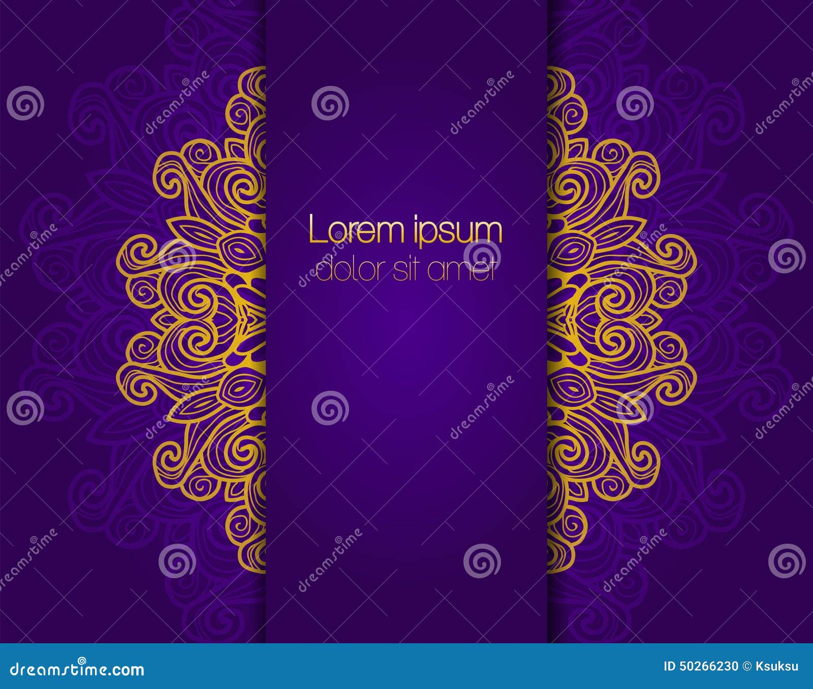 Round Floral Violet Template Stock Vector - Illustration of backdrop ...