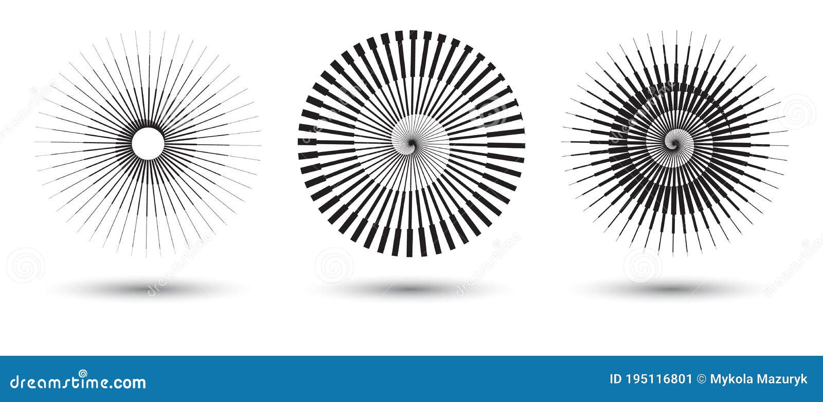 Circle Transitions. Cricle Appearance, Trickling, Animation Of ...