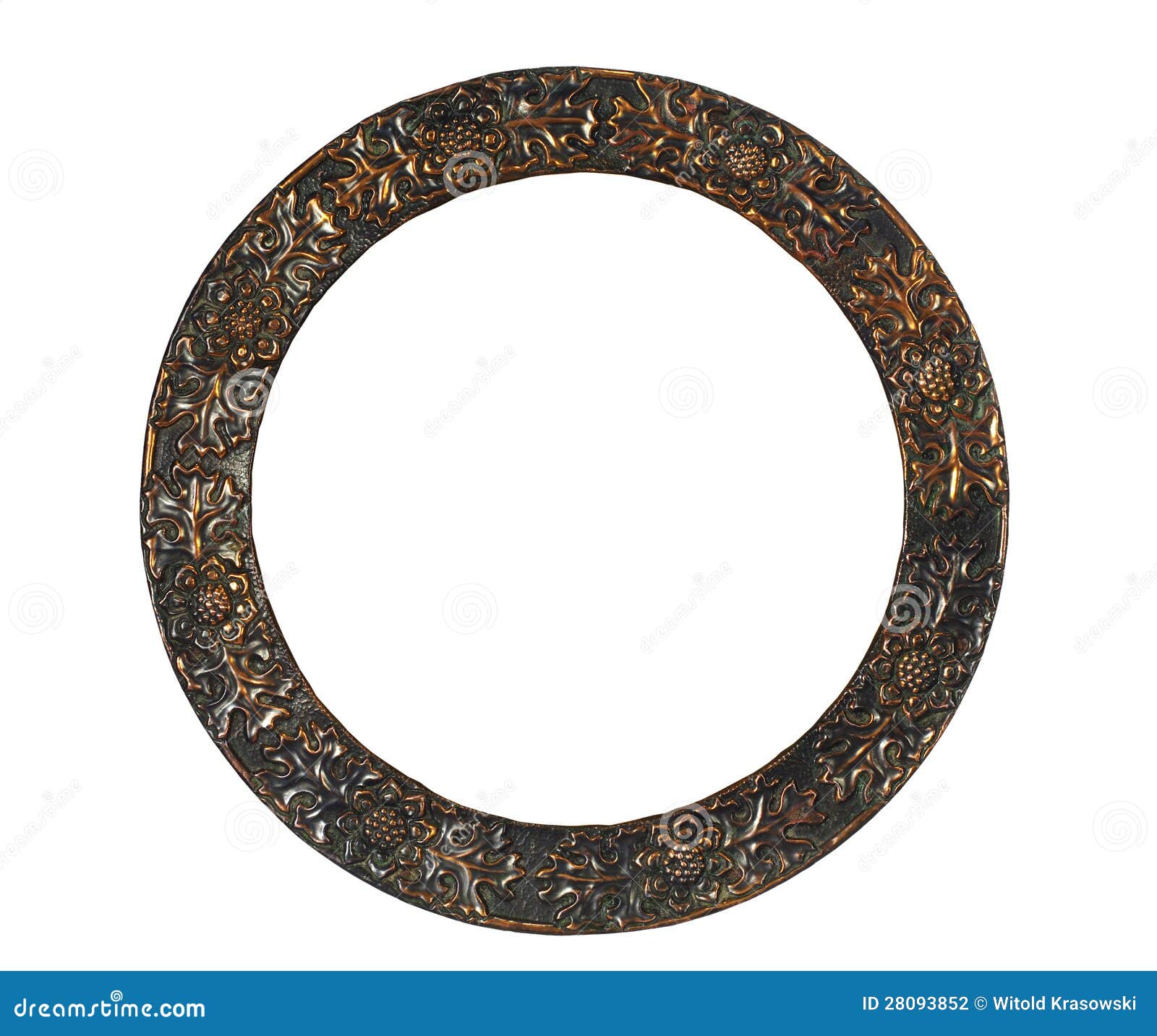 Round frame stock photo. Image of empty, ornate, vintage - 28093852