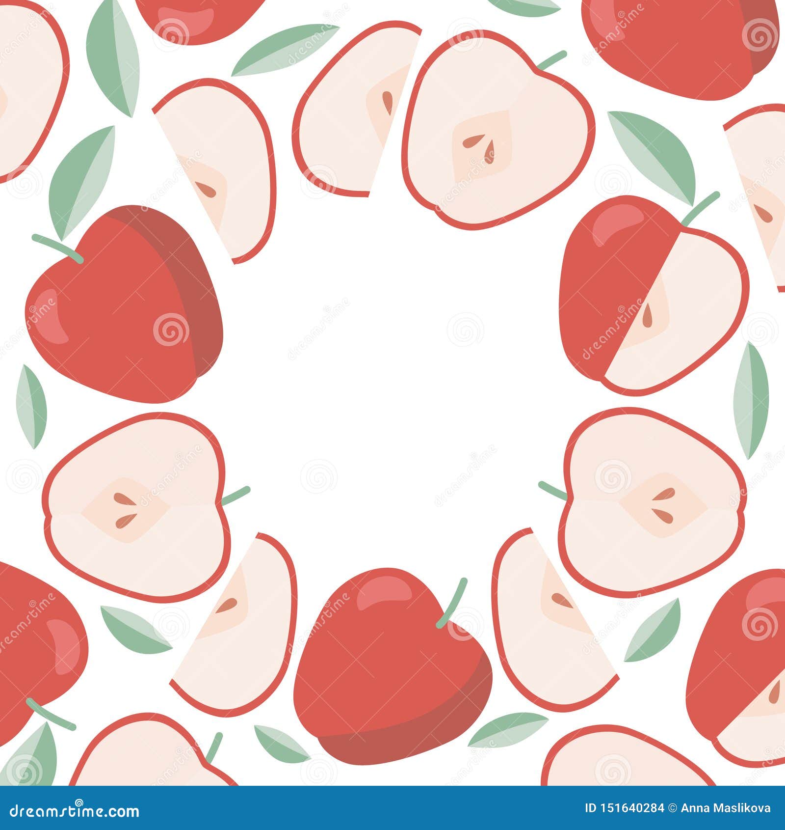 Apples Label Or Web Page Logo Royalty-Free Illustration | CartoonDealer ...