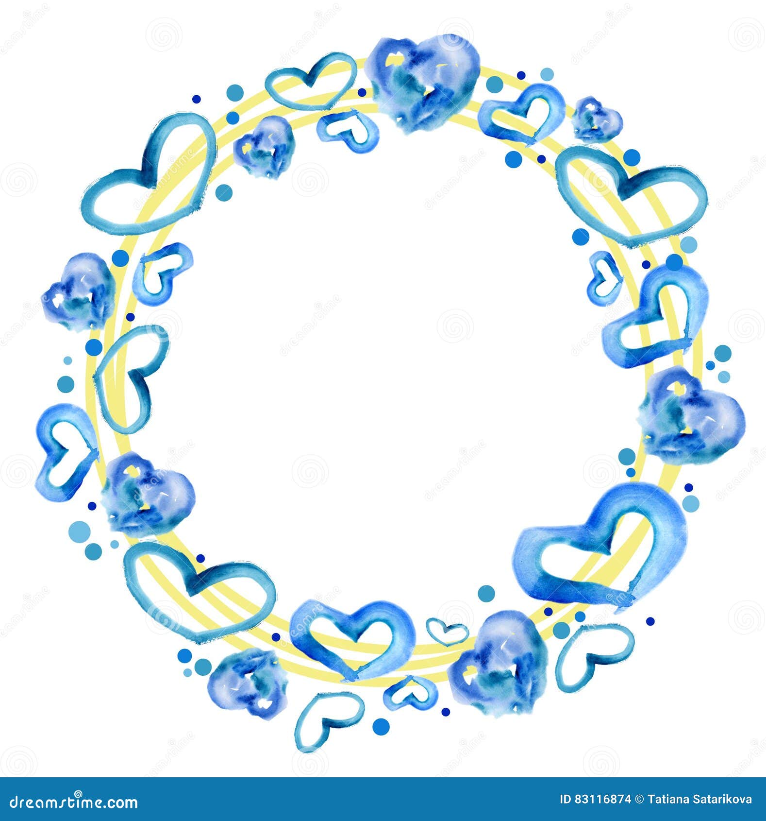 Blue Heart Border