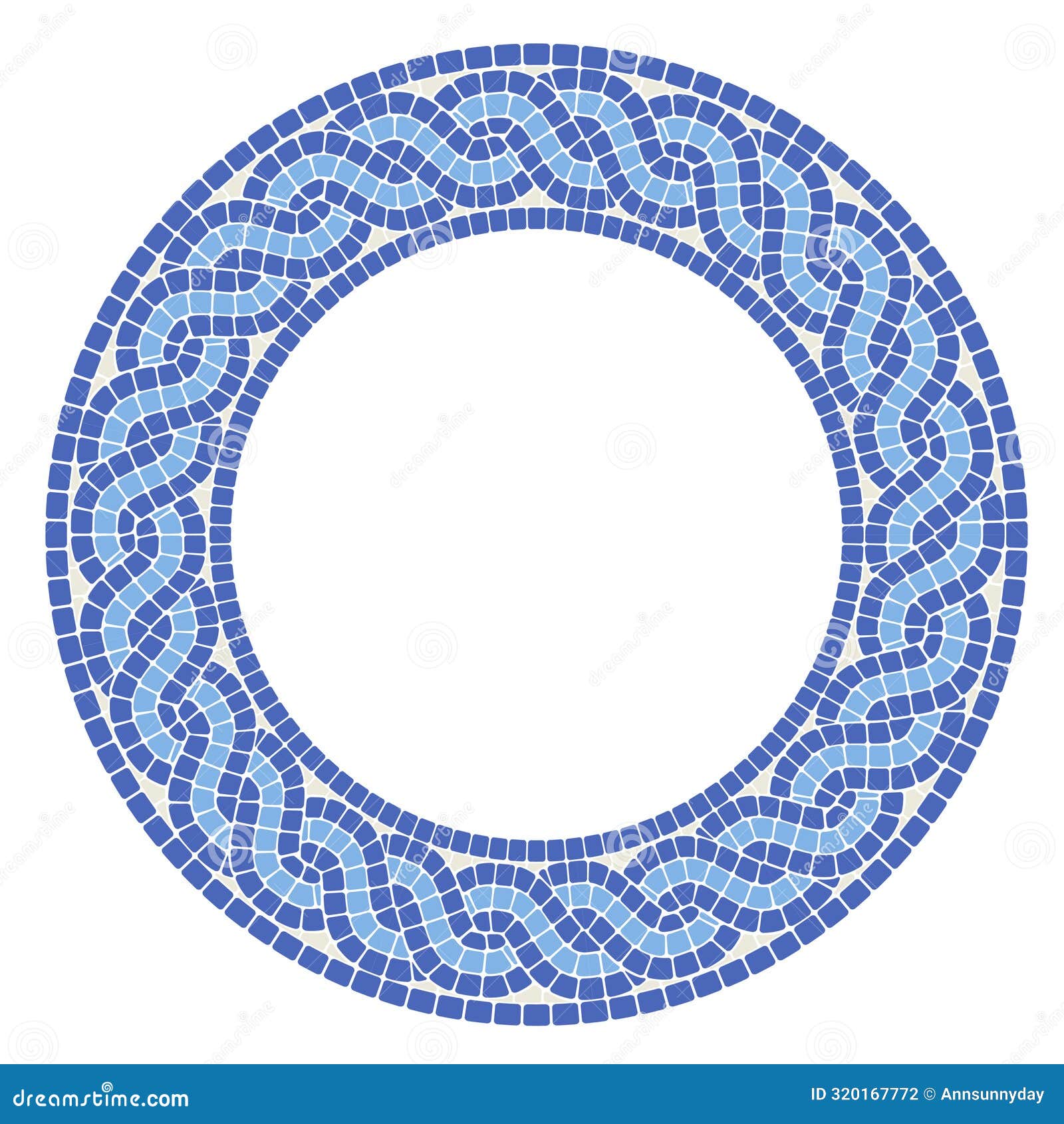 Interlacing Mosaic Braid, Seamless Pattern With Interweaving Tile Lines, Mosaic Pigtails Vector ...