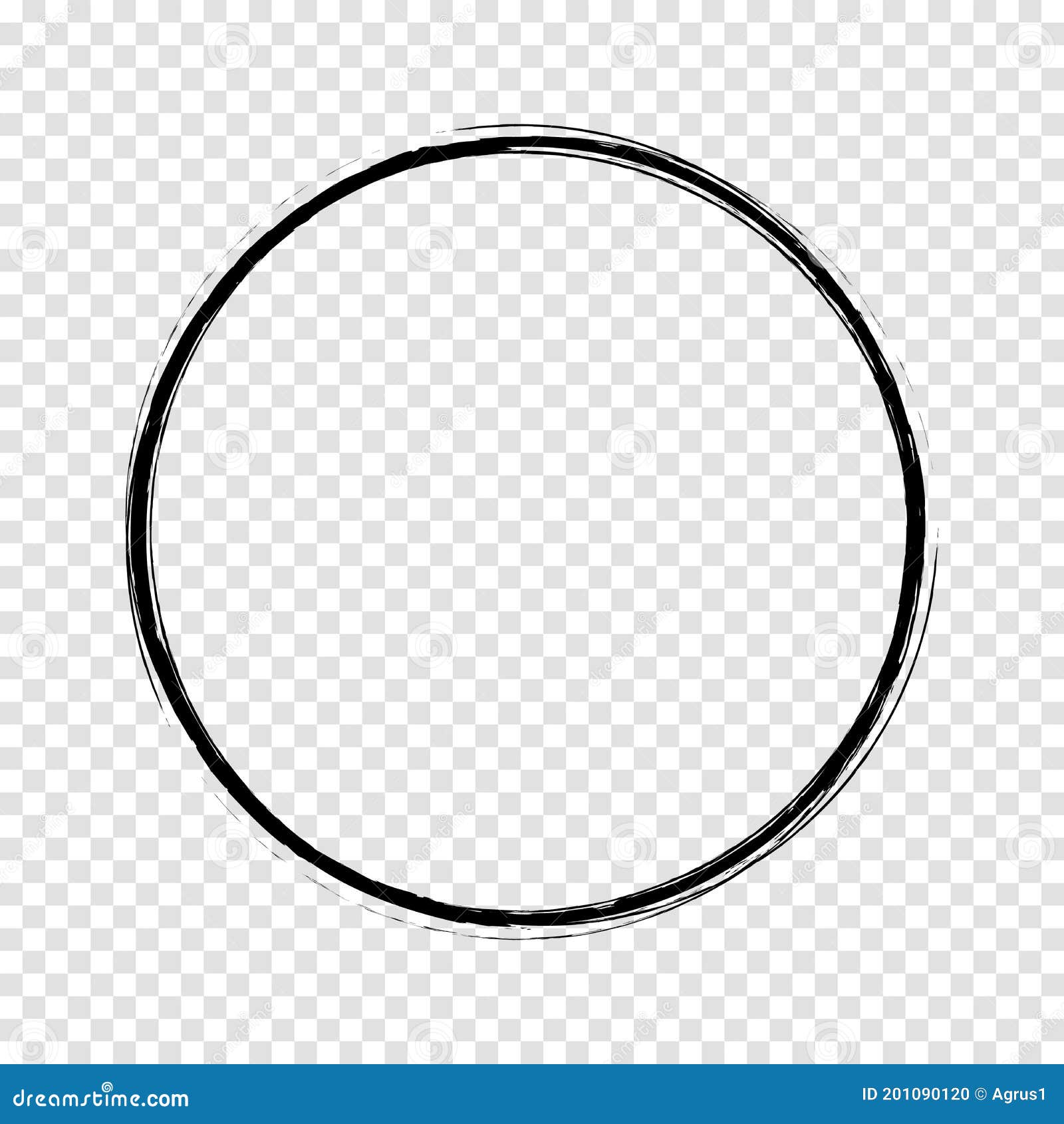 Round Frame on Transparent Background Stock Vector - Illustration of ...