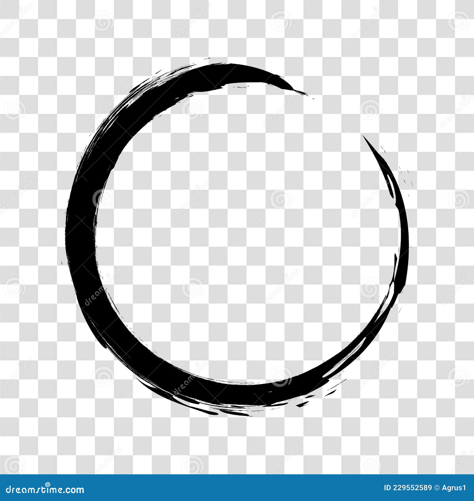 Round Frame on Transparent Background Stock Vector - Illustration of ...