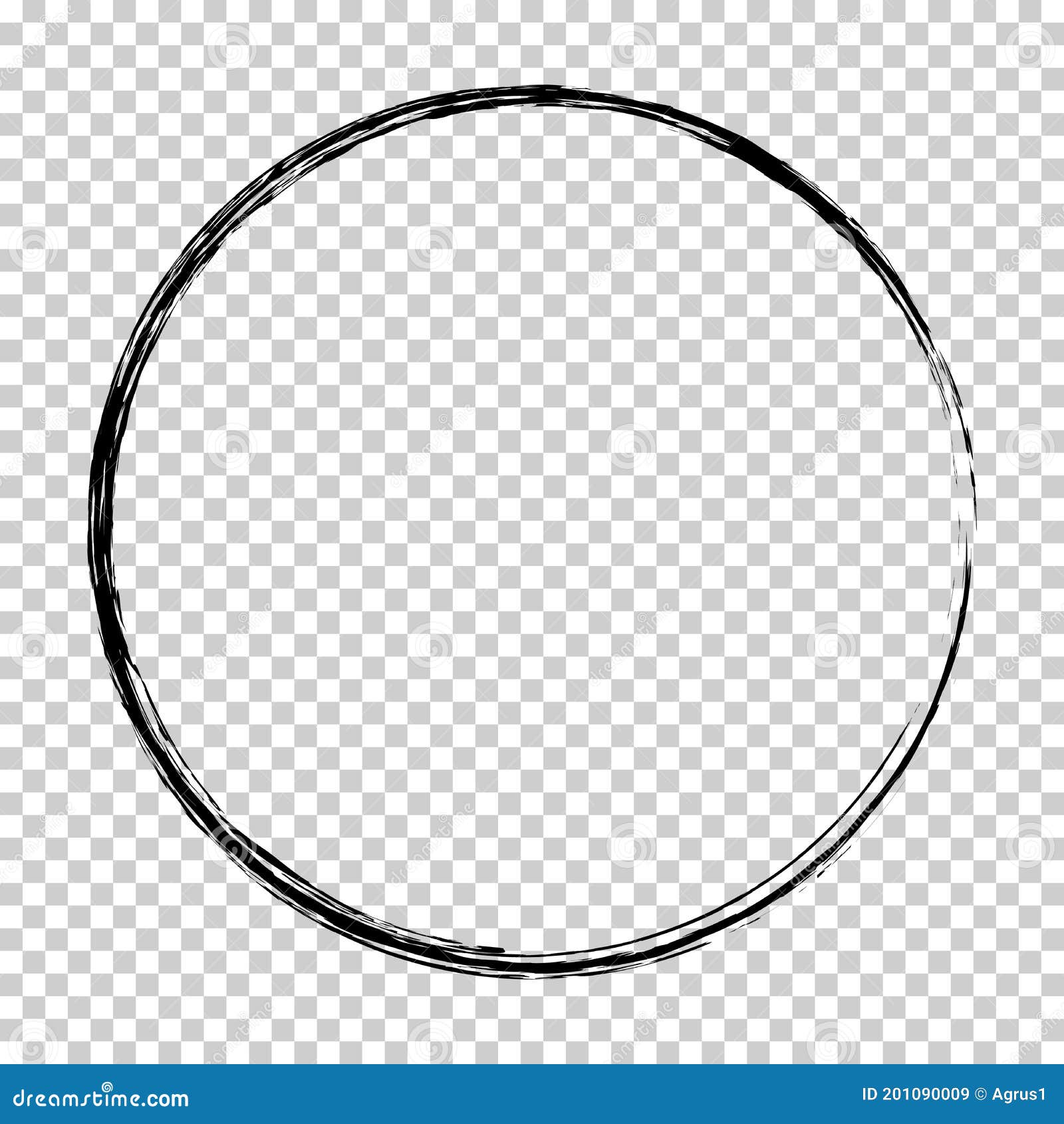 Round Frame on Transparent Background Stock Vector - Illustration of ...