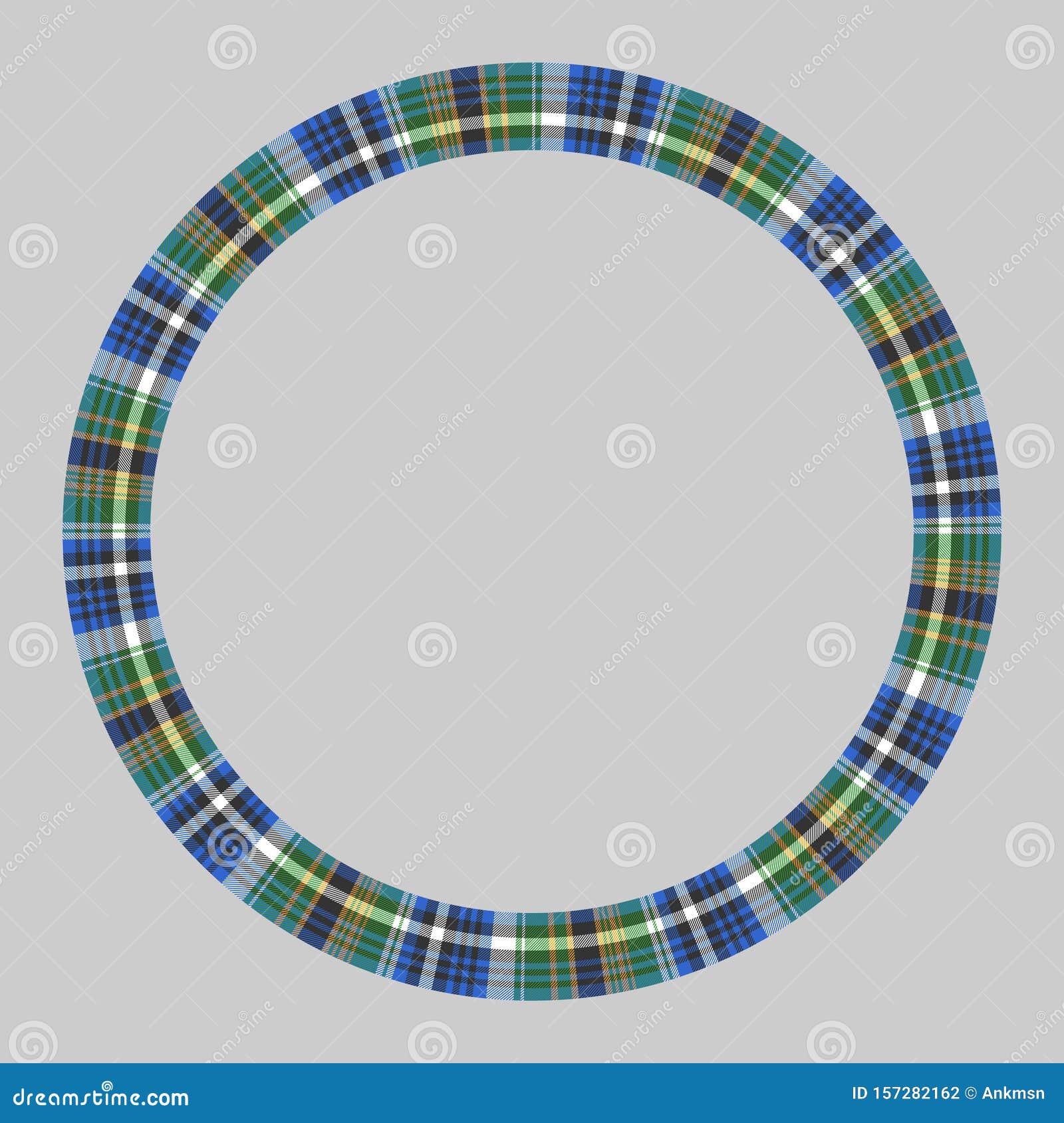 Round Frame Vector Vintage Pattern Design Template. Circle Border ...