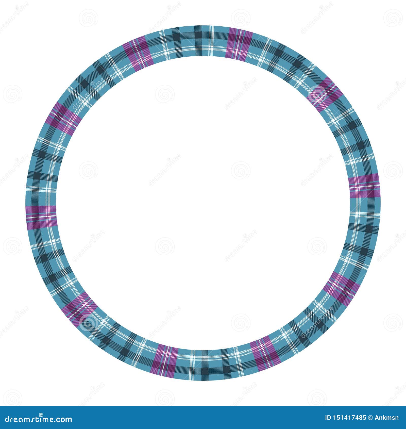 Round Frame Vector Vintage Pattern Design Template. Circle Border ...