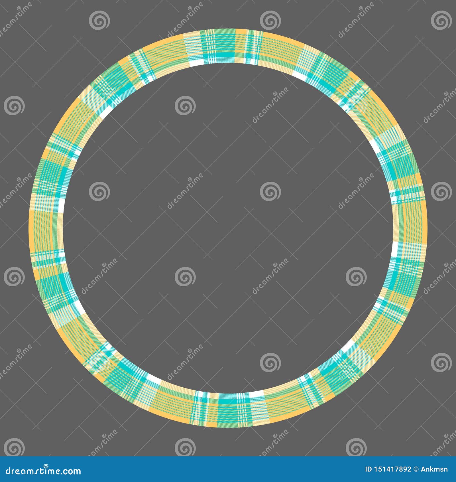 Round Frame Vector Vintage Pattern Design Template. Circle Border ...