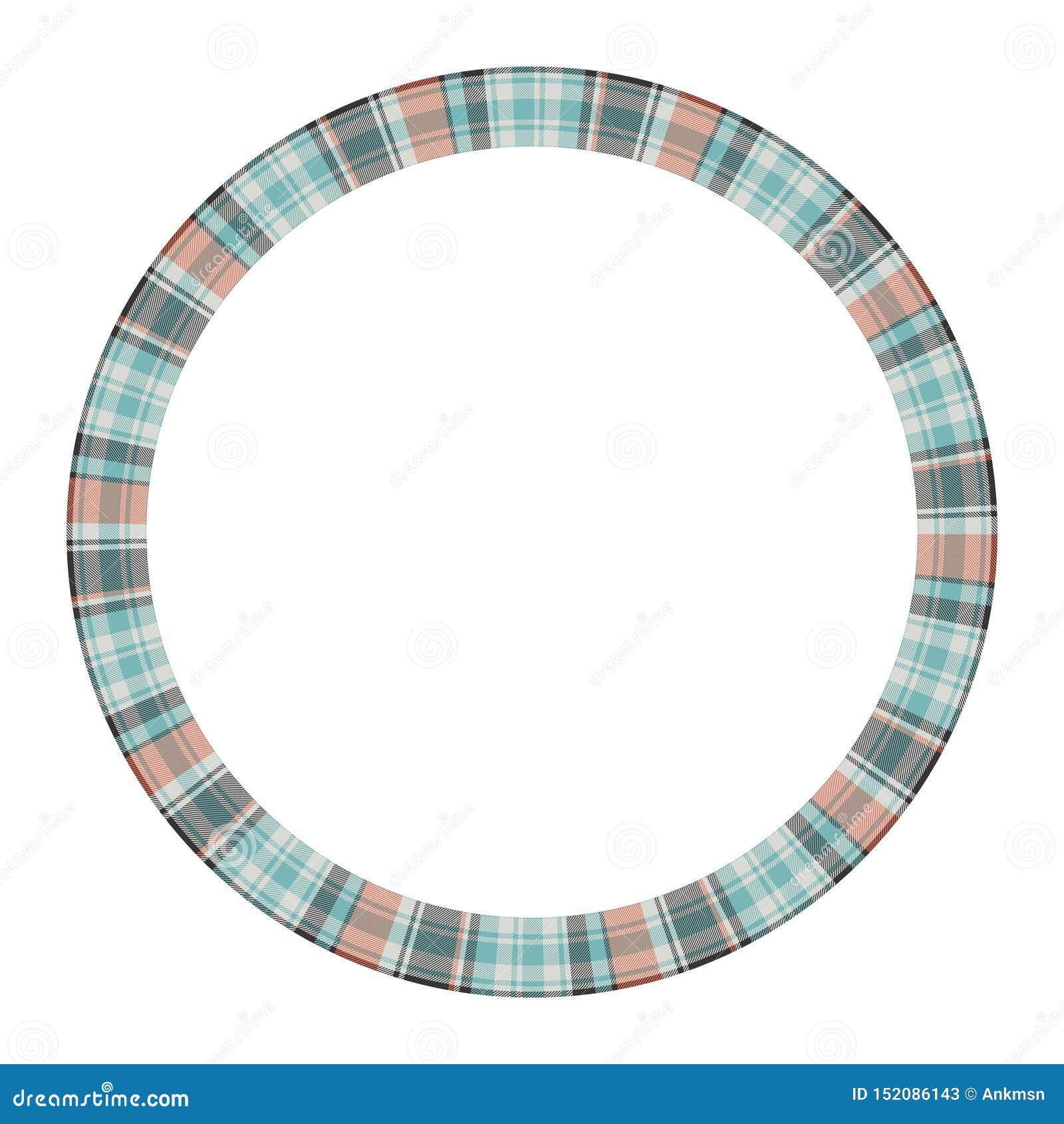 Round Frame Vector Vintage Pattern Design Template. Circle Border ...