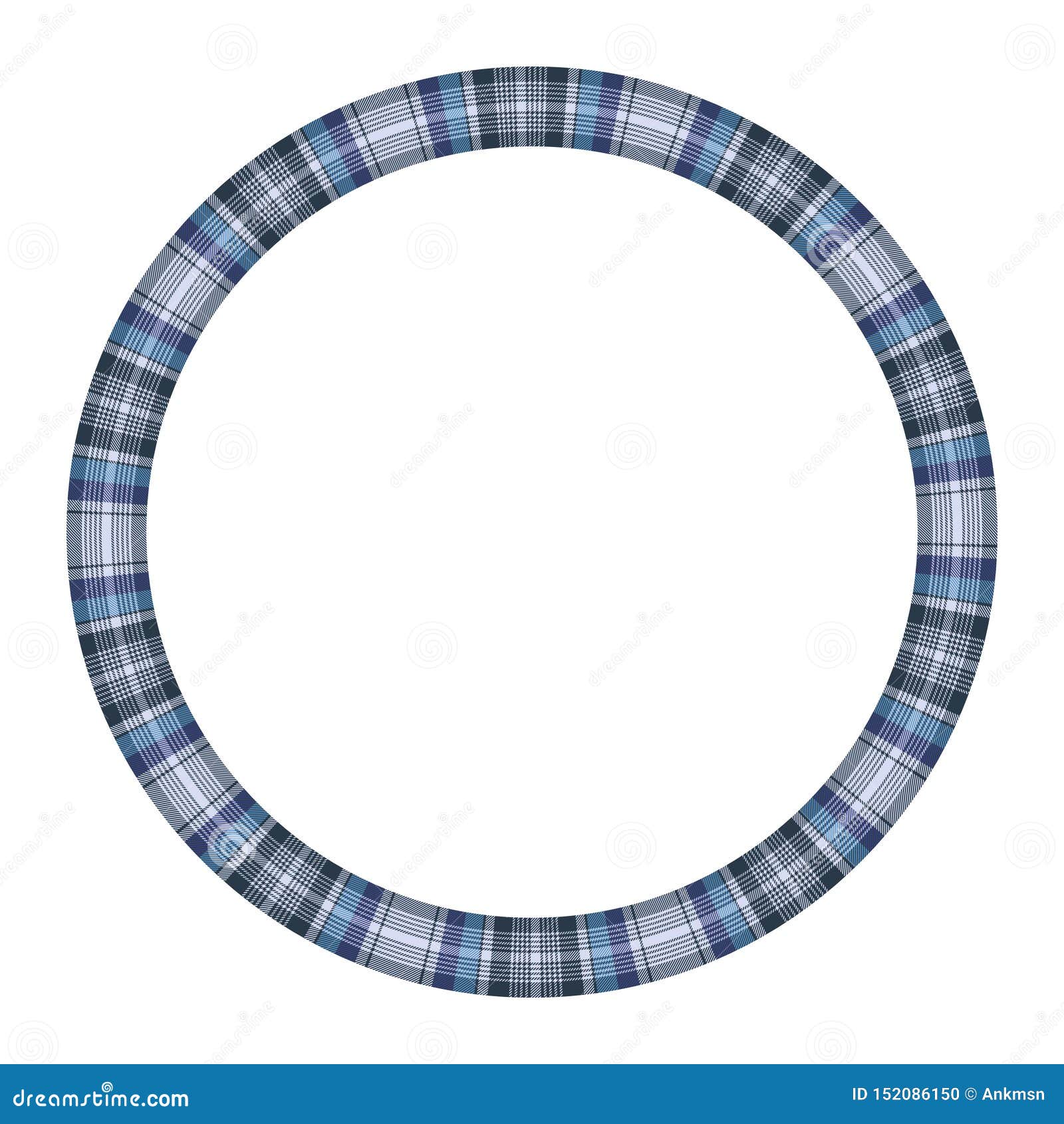 Round Frame Vector Vintage Pattern Design Template. Circle Border ...