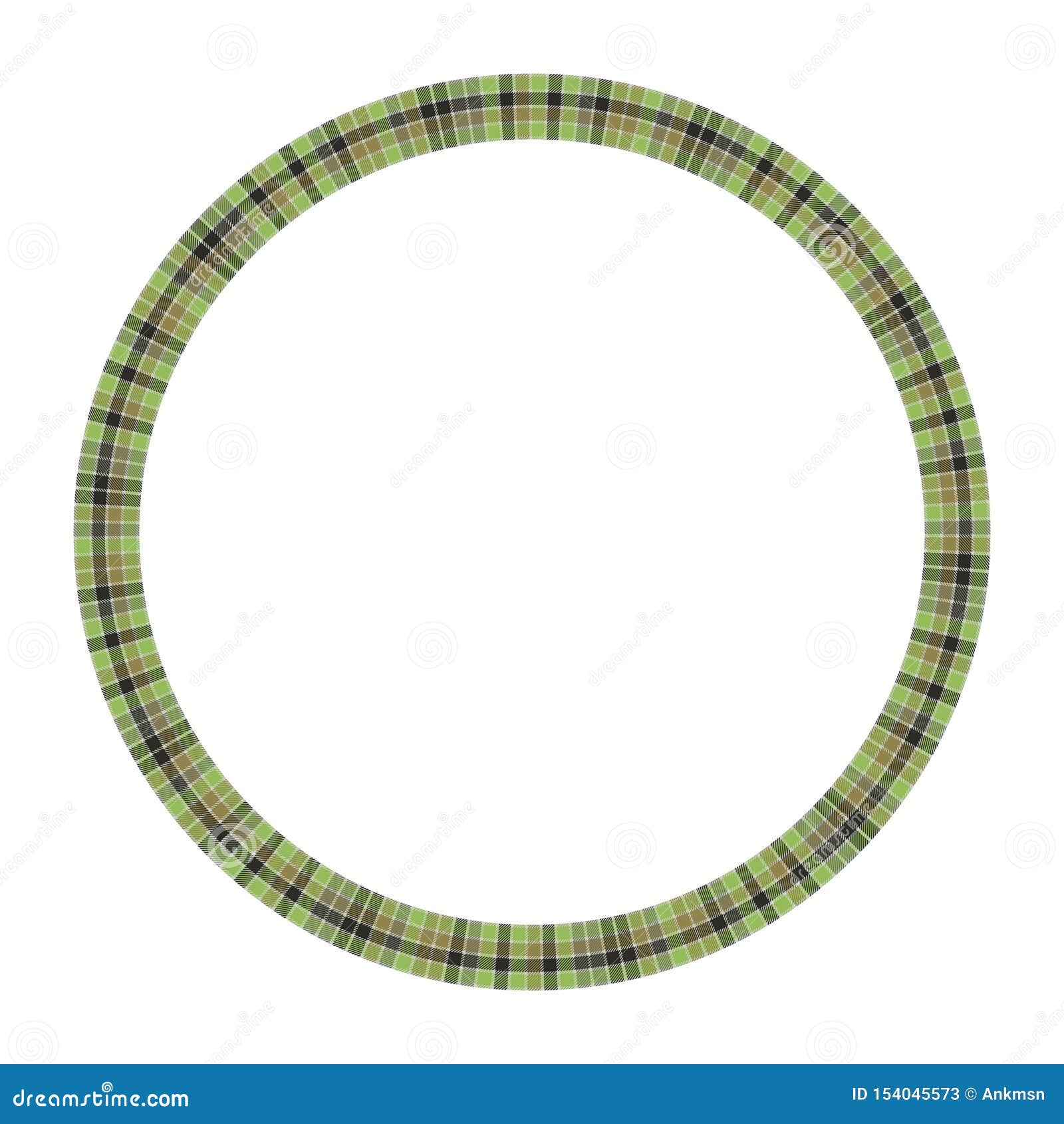 Round Frame Vector Vintage Pattern Design Template. Circle Border ...