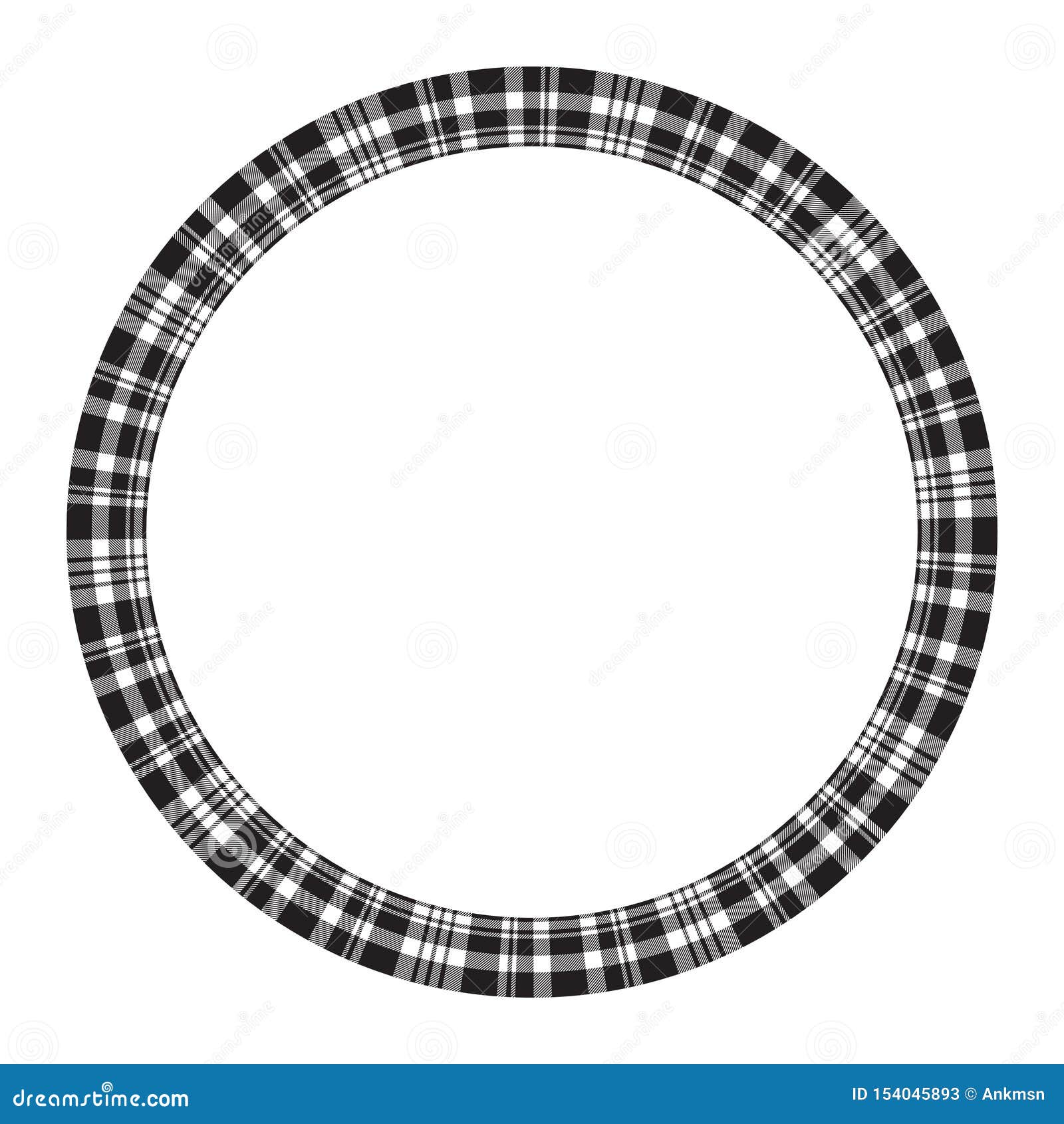 Round Frame Vector Vintage Pattern Design Template. Circle Border ...