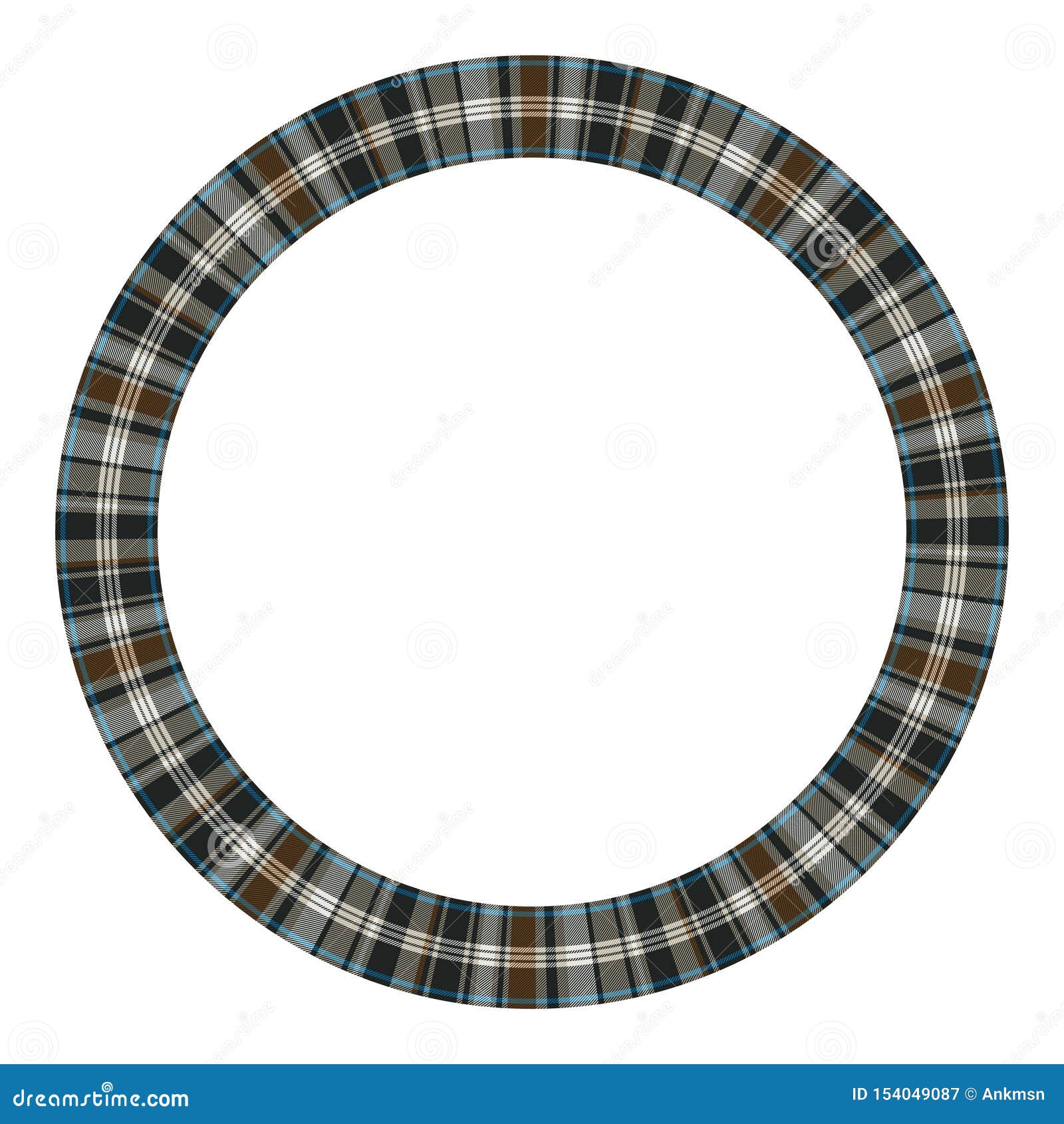 Round Frame Vector Vintage Pattern Design Template. Circle Border ...
