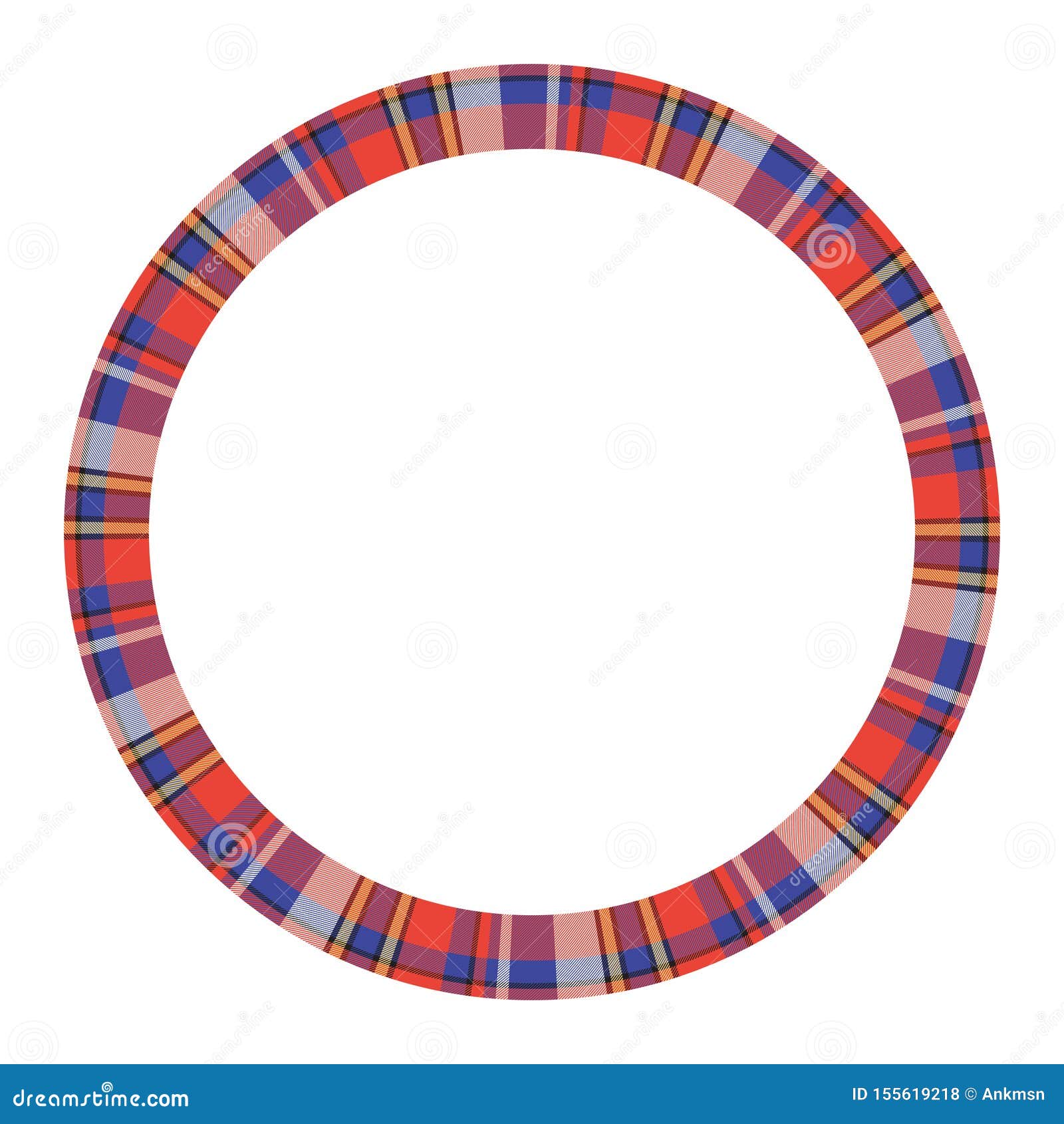 Round Frame Vector Vintage Pattern Design Template. Circle Border ...