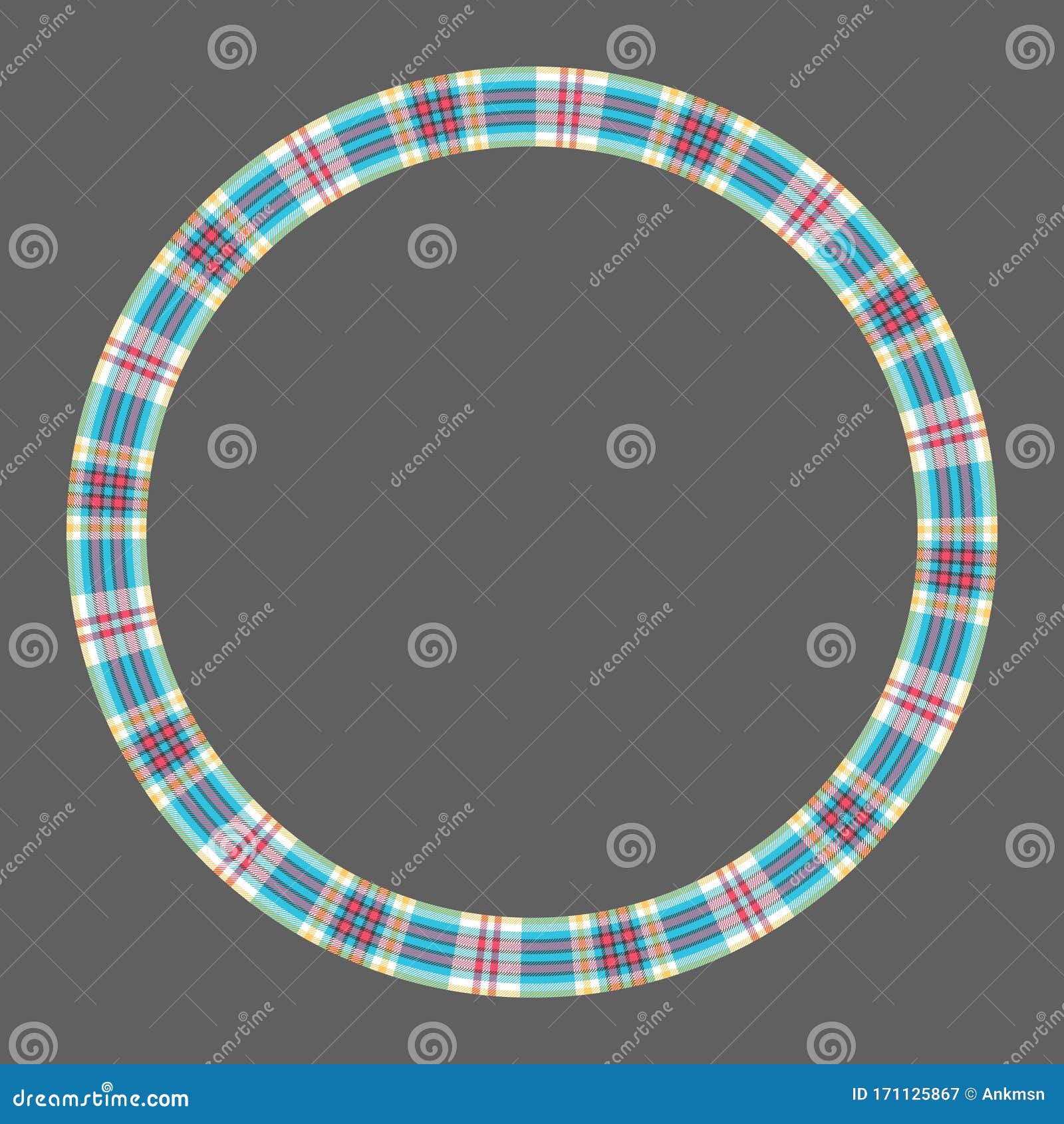 Round Frame Vector Vintage Pattern Design Template. Circle Border ...