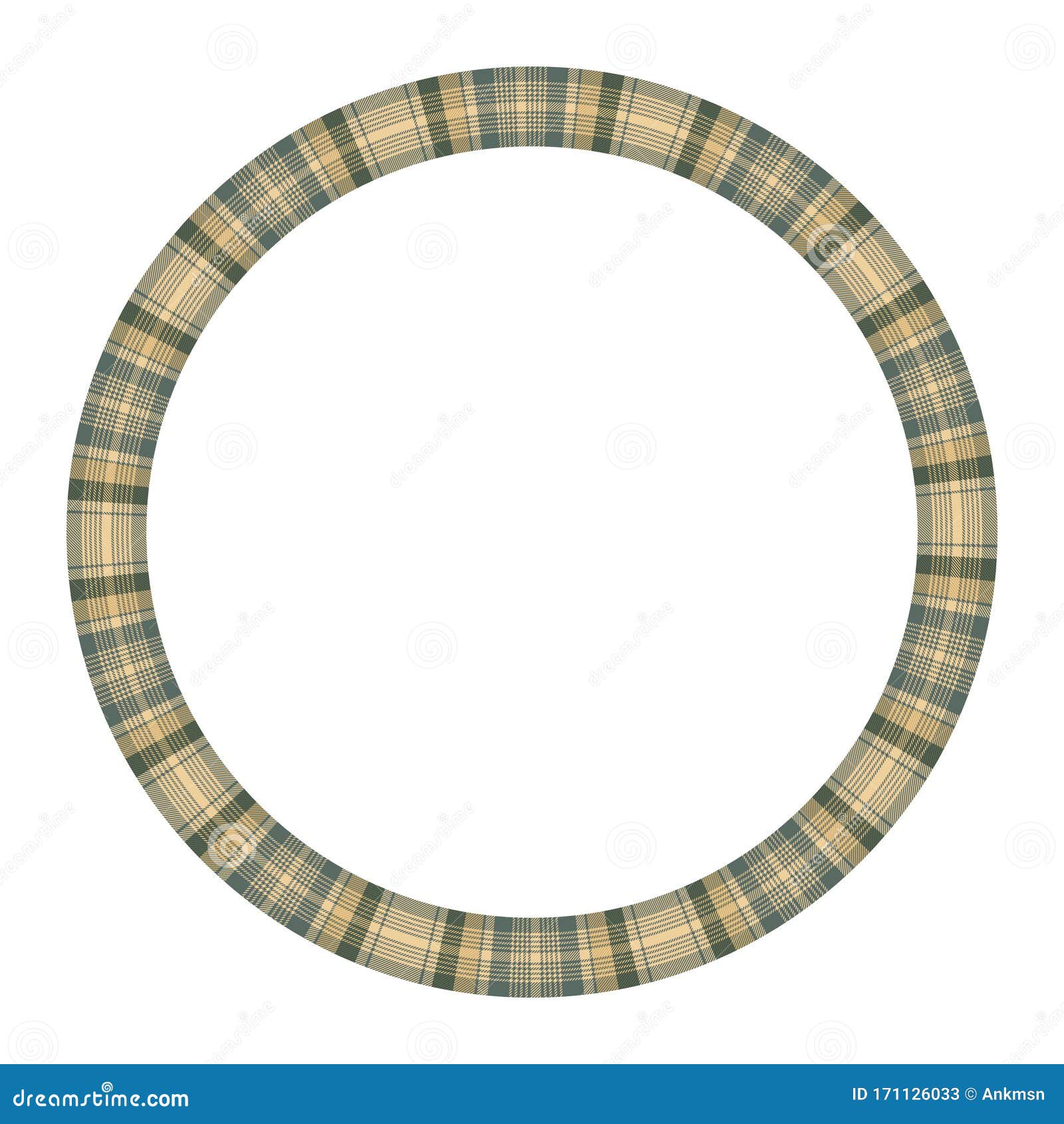 Round Frame Vector Vintage Pattern Design Template. Circle Border ...