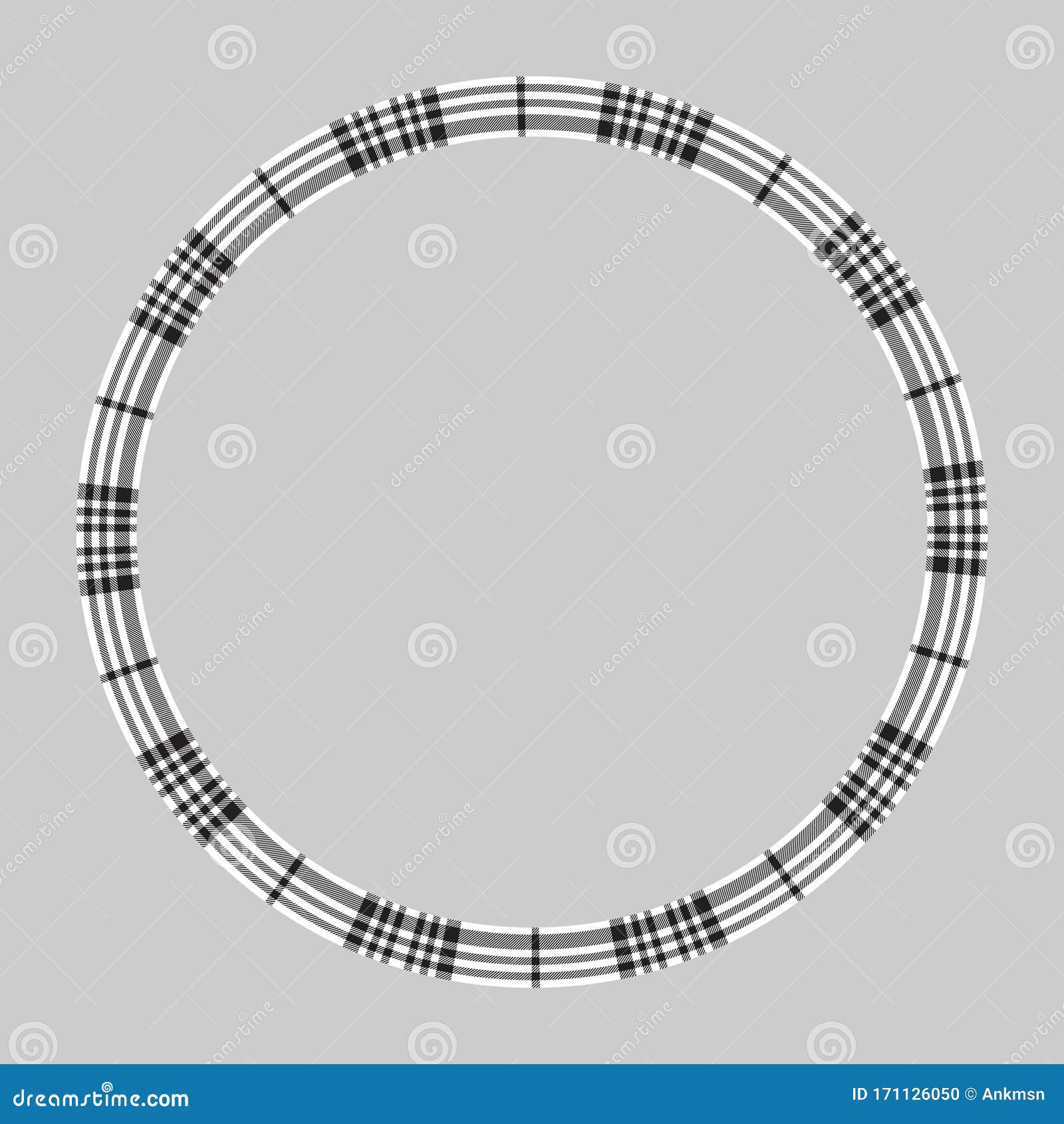 Round Frame Vector Vintage Pattern Design Template. Circle Border ...