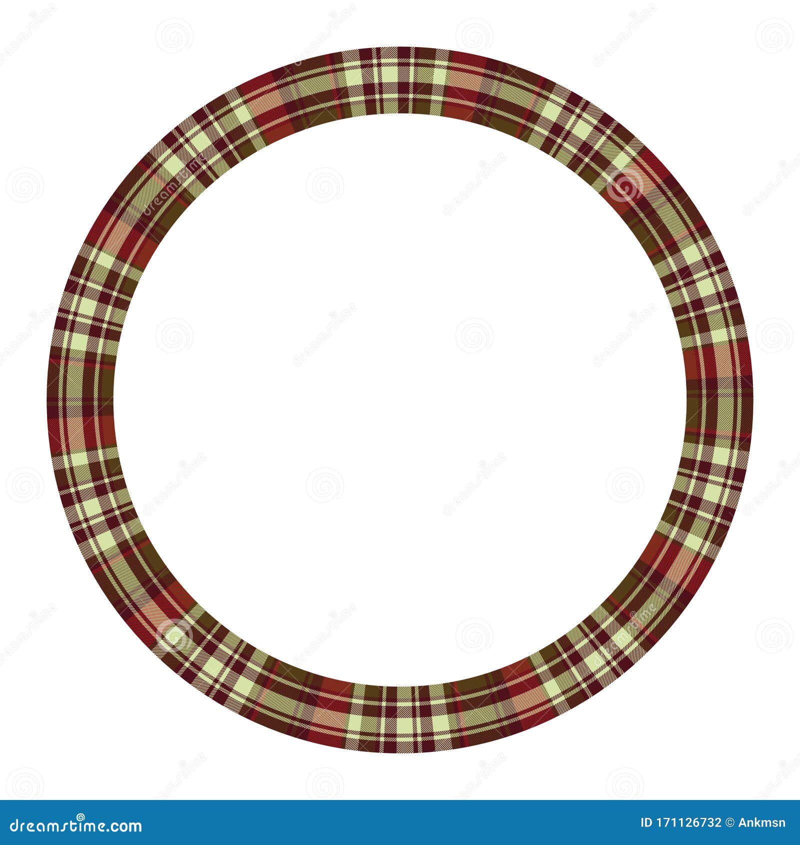 Round Frame Vector Vintage Pattern Design Template. Circle Border ...