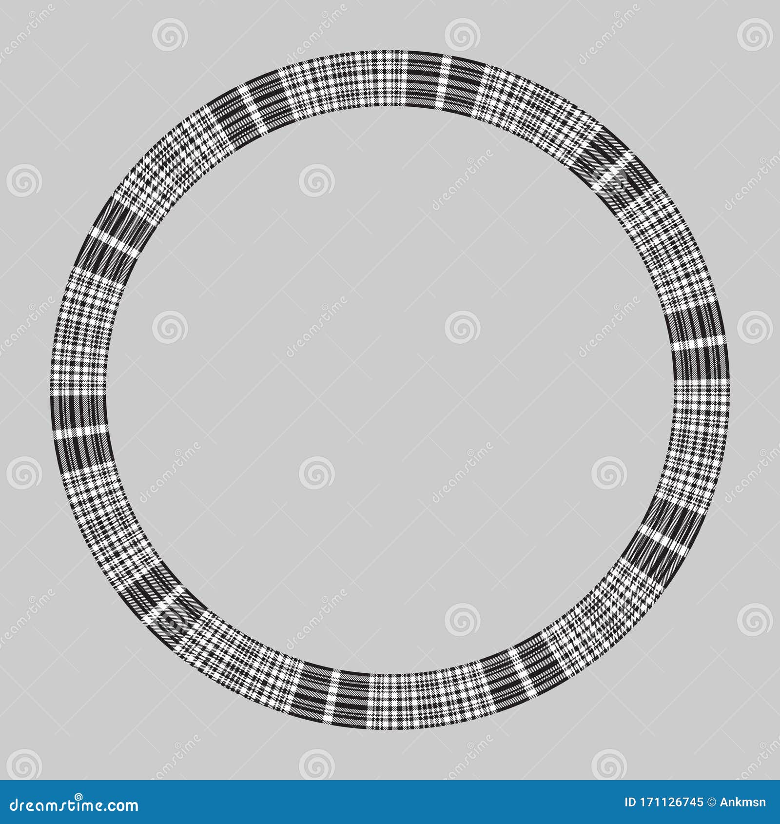 Round Frame Vector Vintage Pattern Design Template. Circle Border ...
