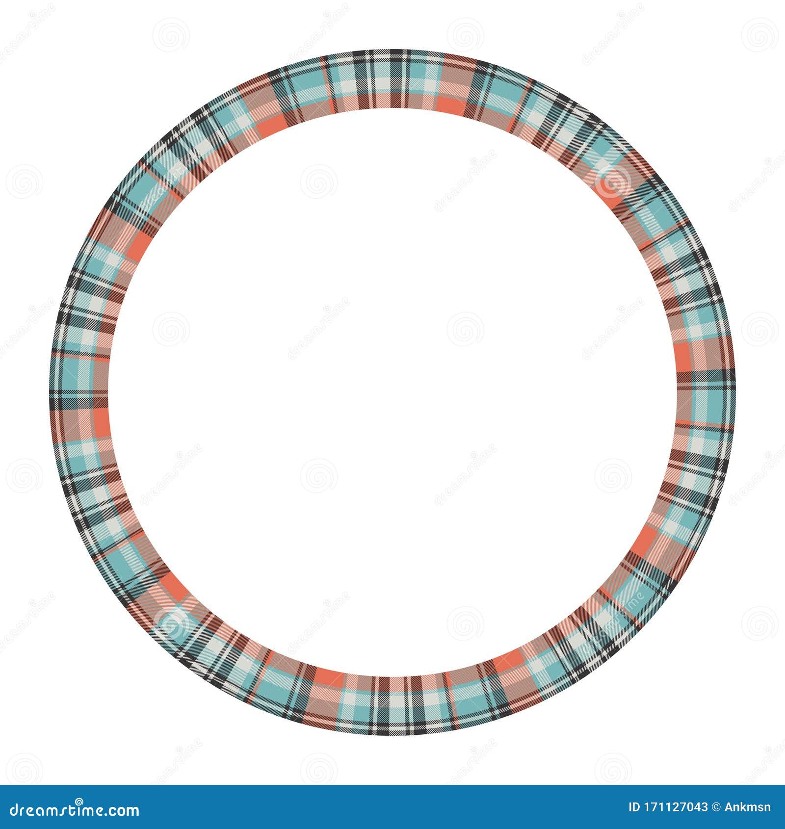 Round Frame Vector Vintage Pattern Design Template. Circle Border ...