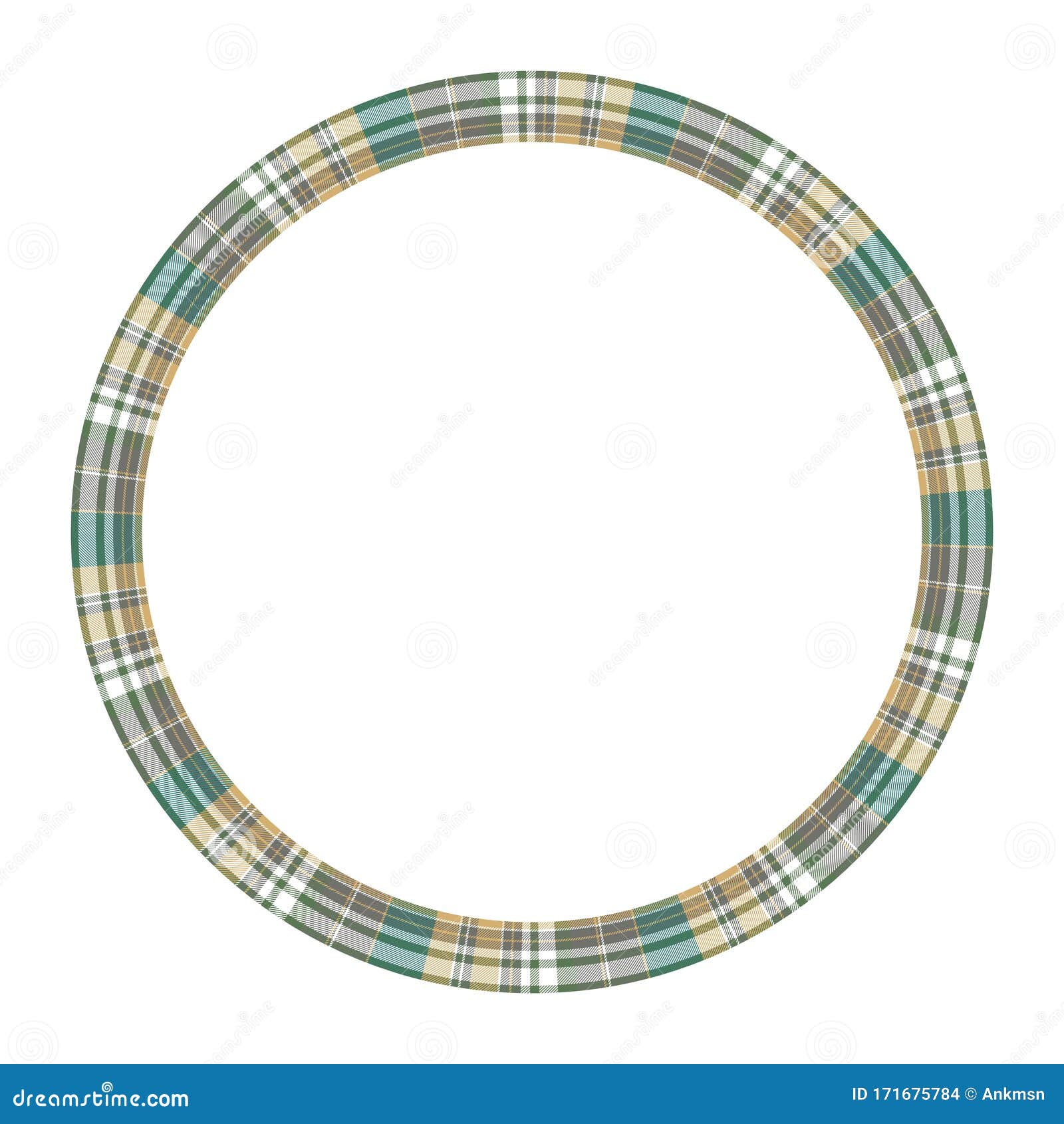 Round Frame Vector Vintage Pattern Design Template. Circle Border ...