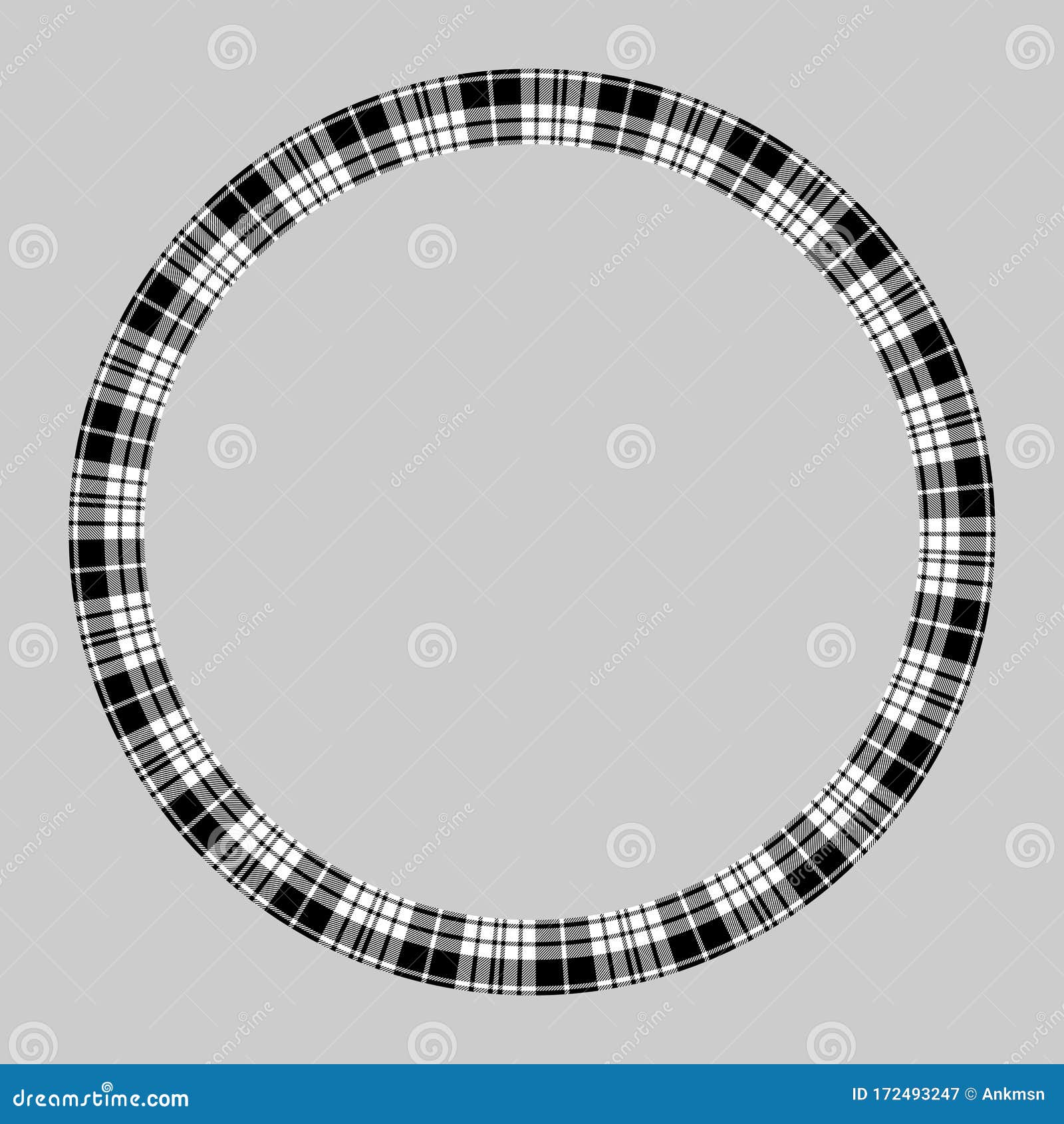 Round Frame Vector Vintage Pattern Design Template. Circle Border ...