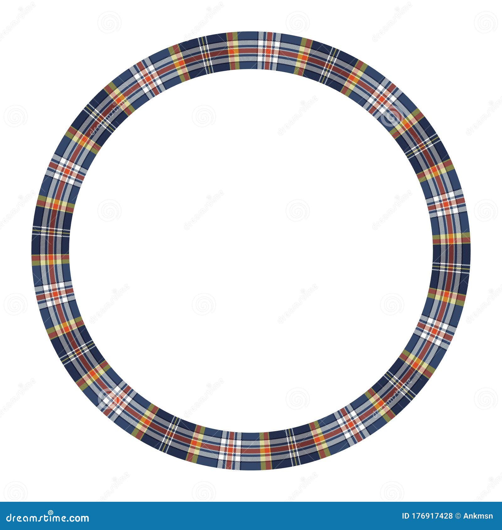Round Frame Vector Vintage Pattern Design Template. Circle Border ...