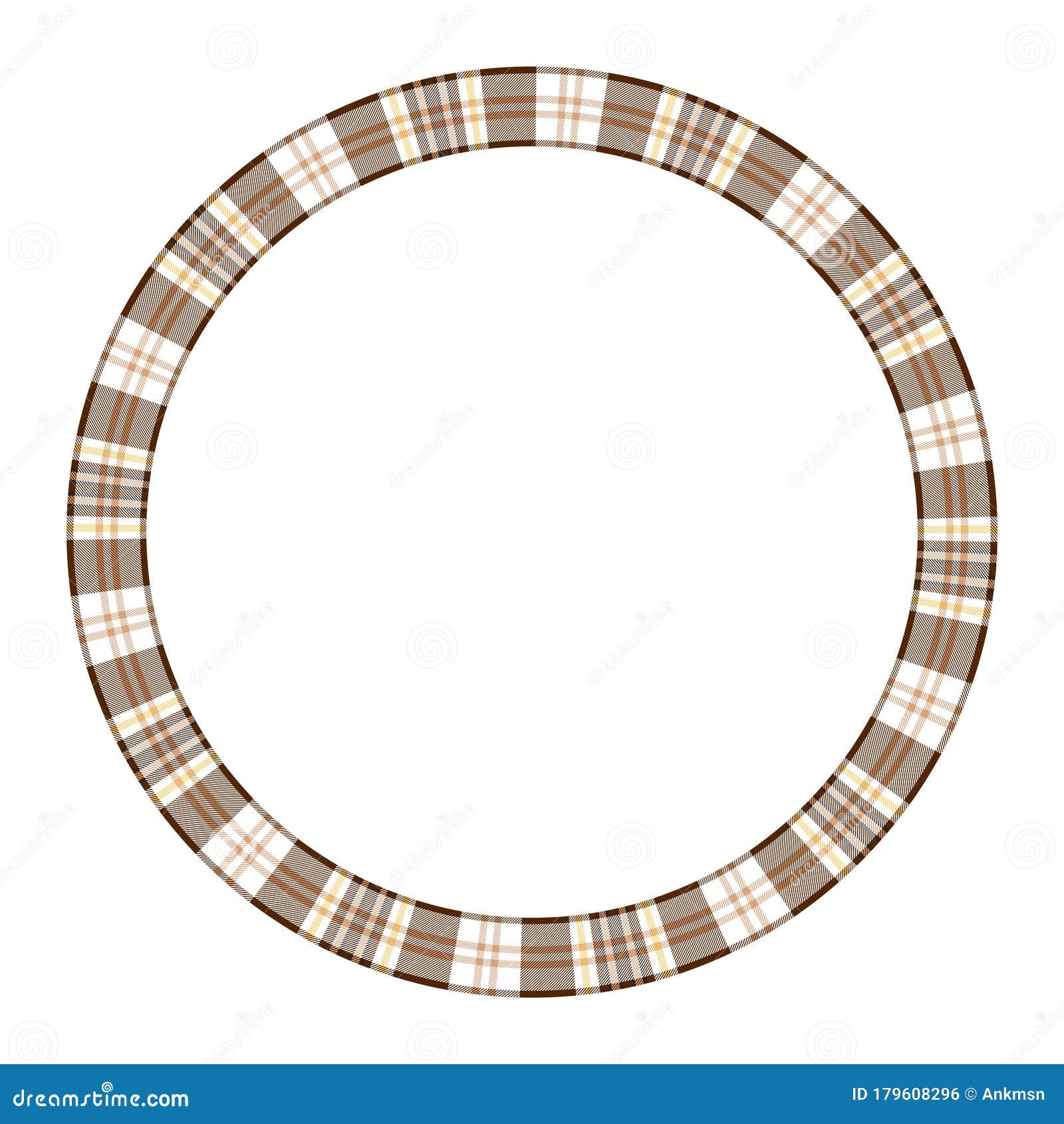 Round Frame Vector Vintage Pattern Design Template. Circle Border ...