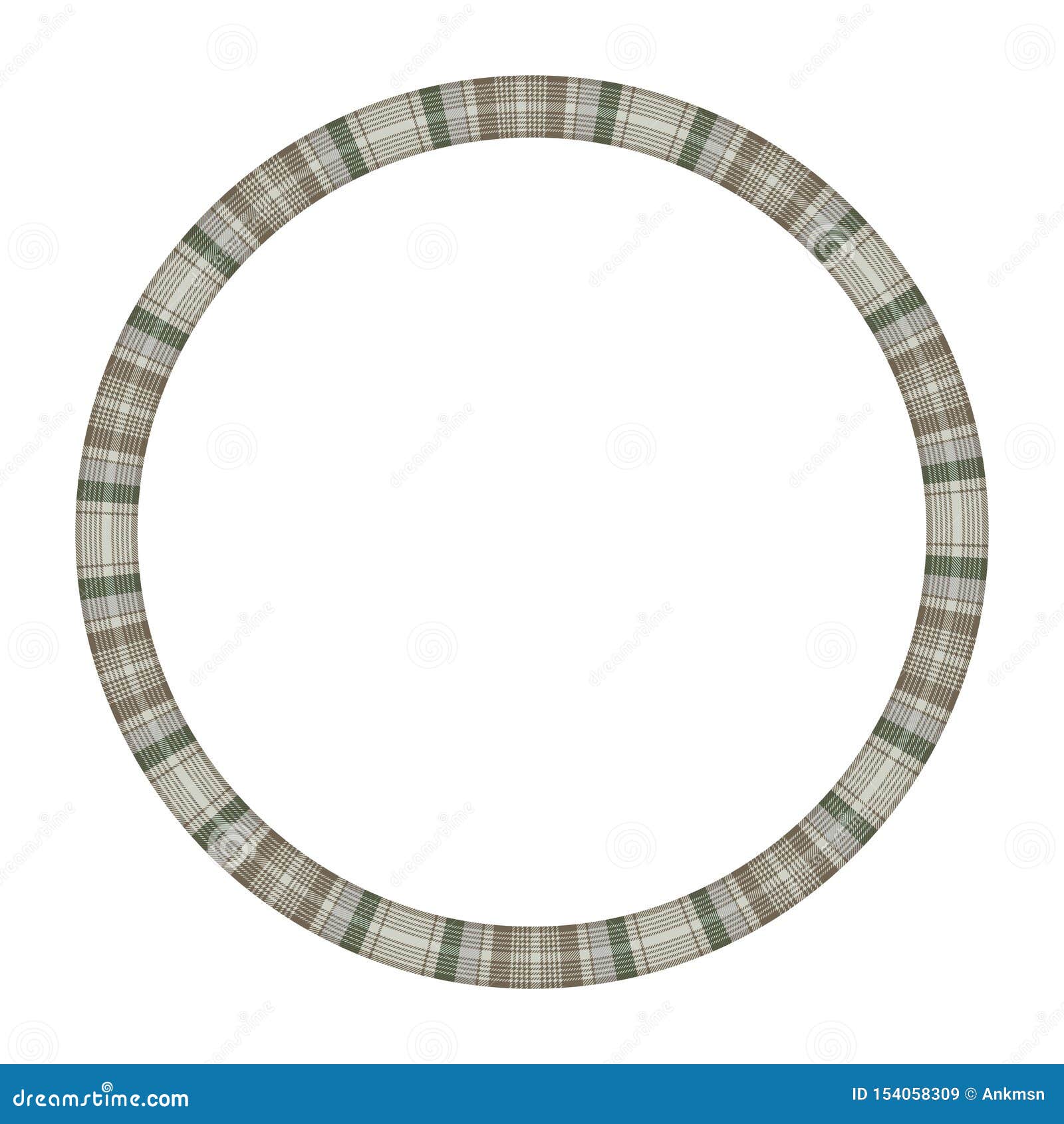 Round Frame Vector Vintage Pattern Design Template. Circle Border ...
