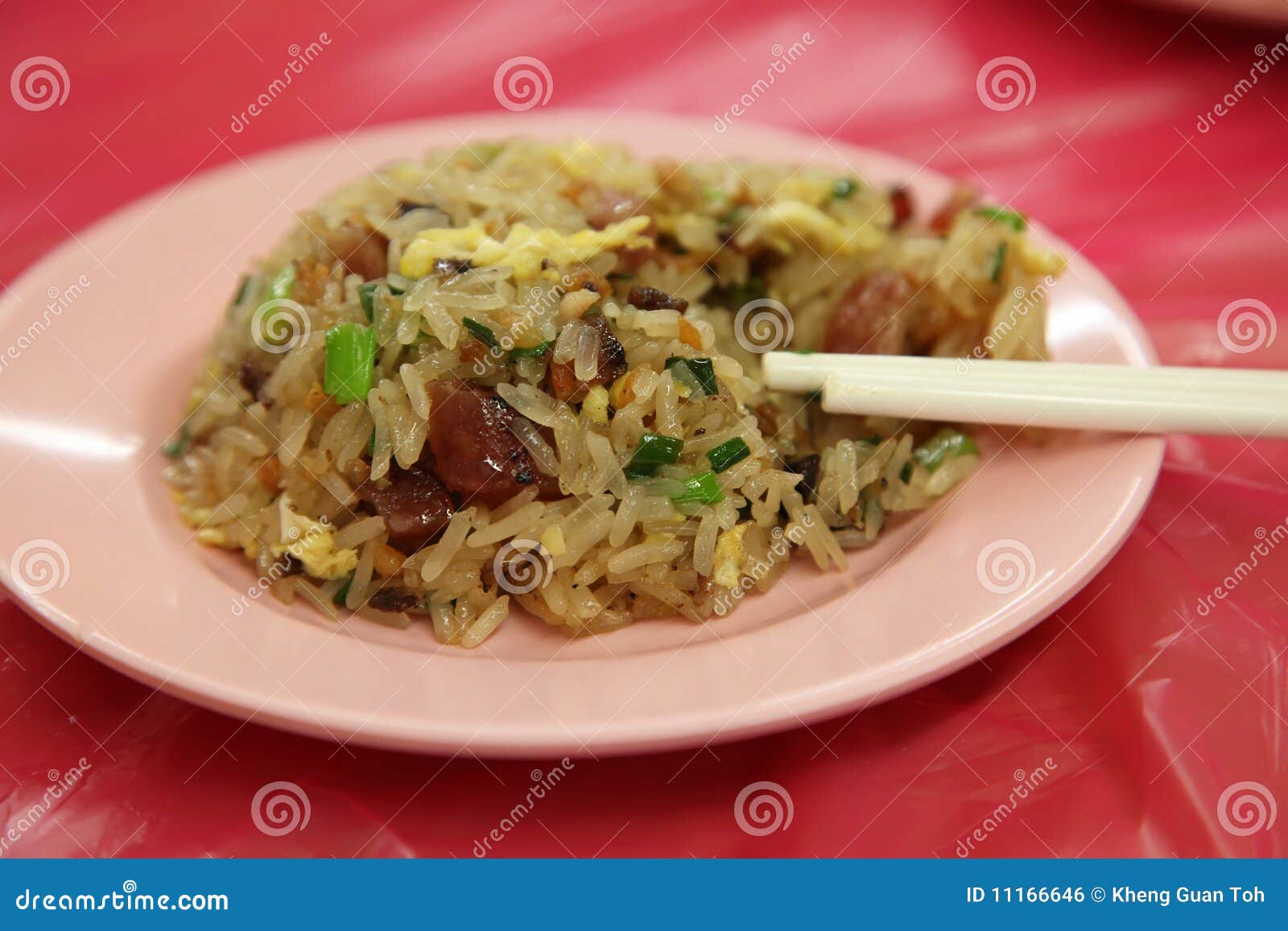 Round fried rice stock photo. Image of shape, plate, chinese - 11166646