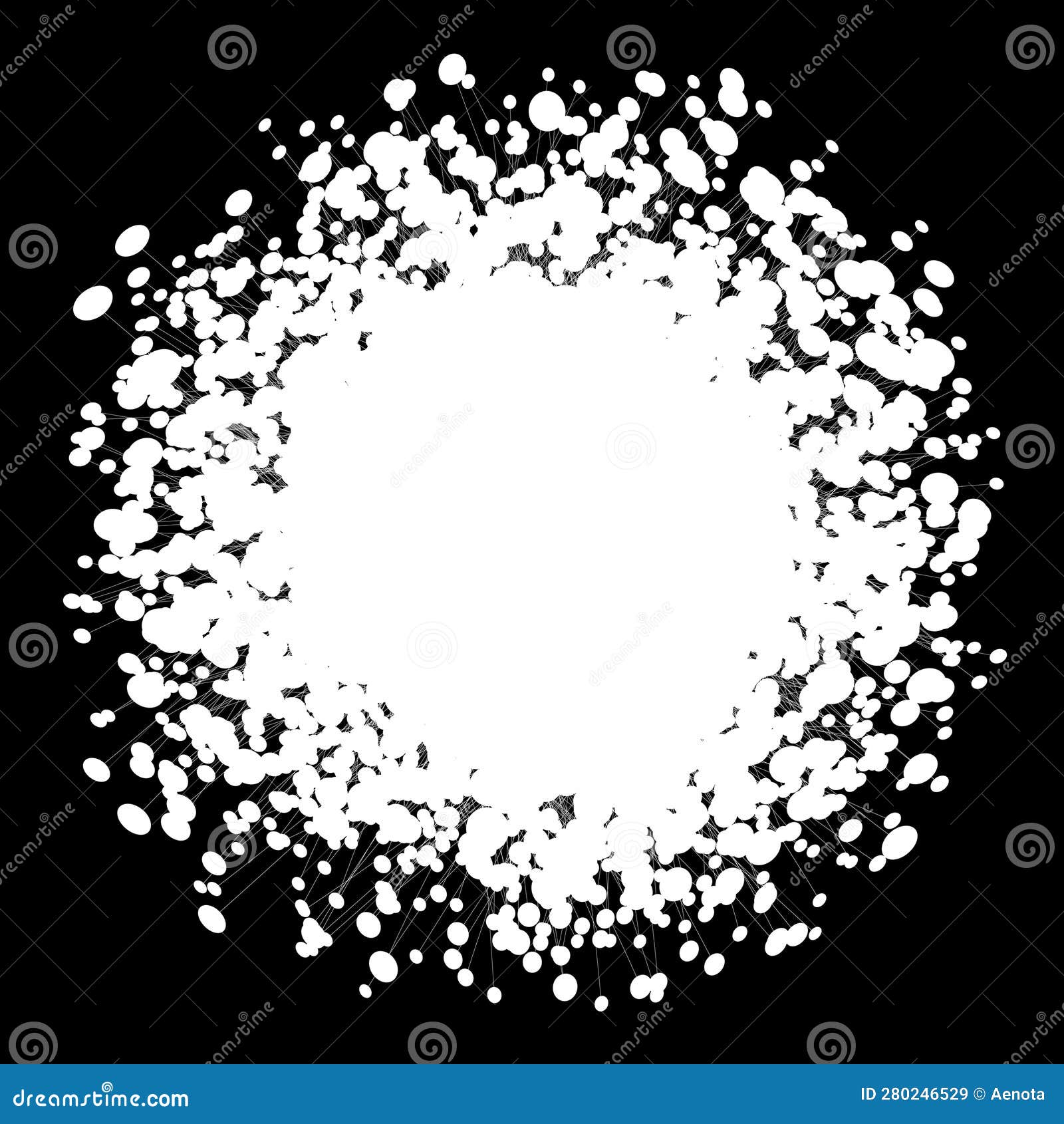 Round Fungus for Design Project Stock Vector - Illustration of ...