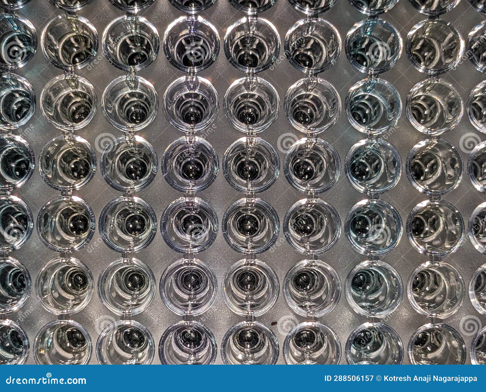 Round Glass Abstract Alignment Pattern Stock Image - Image of abstract ...