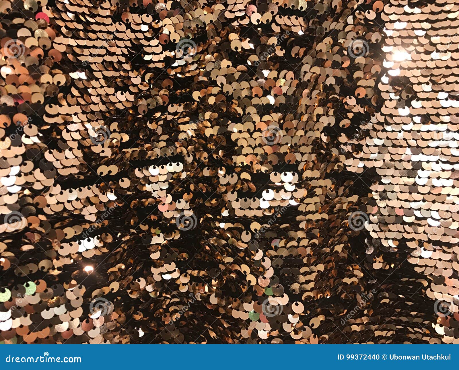 Round glitter gold sequin stock photo. Image of sequin - 99372440